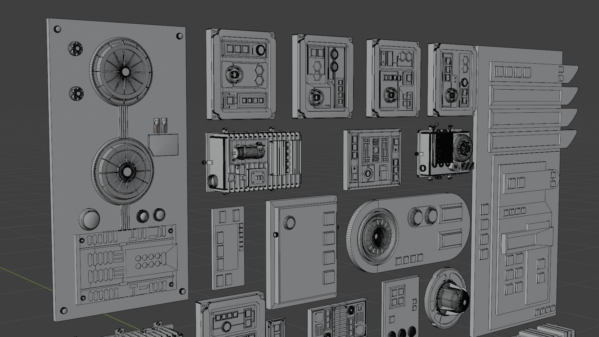 Star Wars Panels Pack 01 3D model | CGTrader