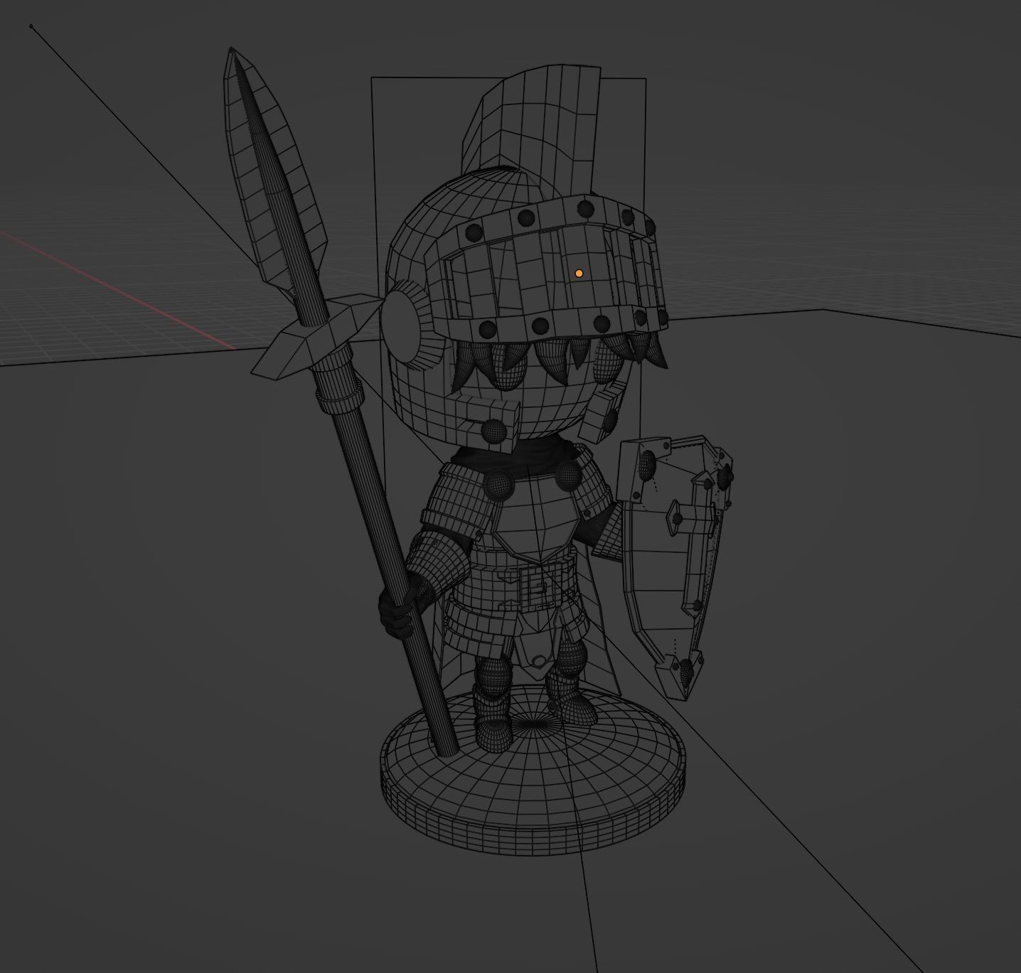 3D model Low-poly 3D model Chibi Knight VR / AR / low-poly | CGTrader