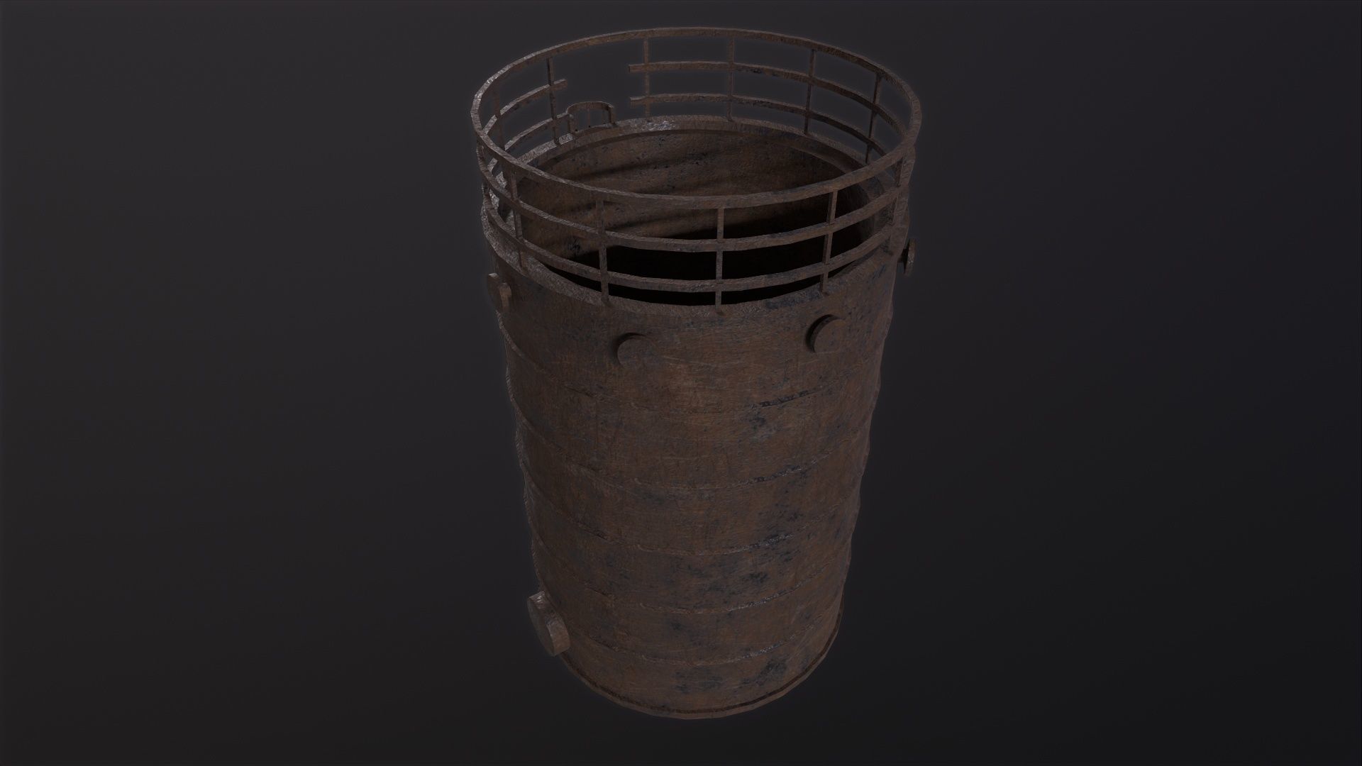 3D model Rusted Tank storage 3D Model VR / AR / low-poly | CGTrader