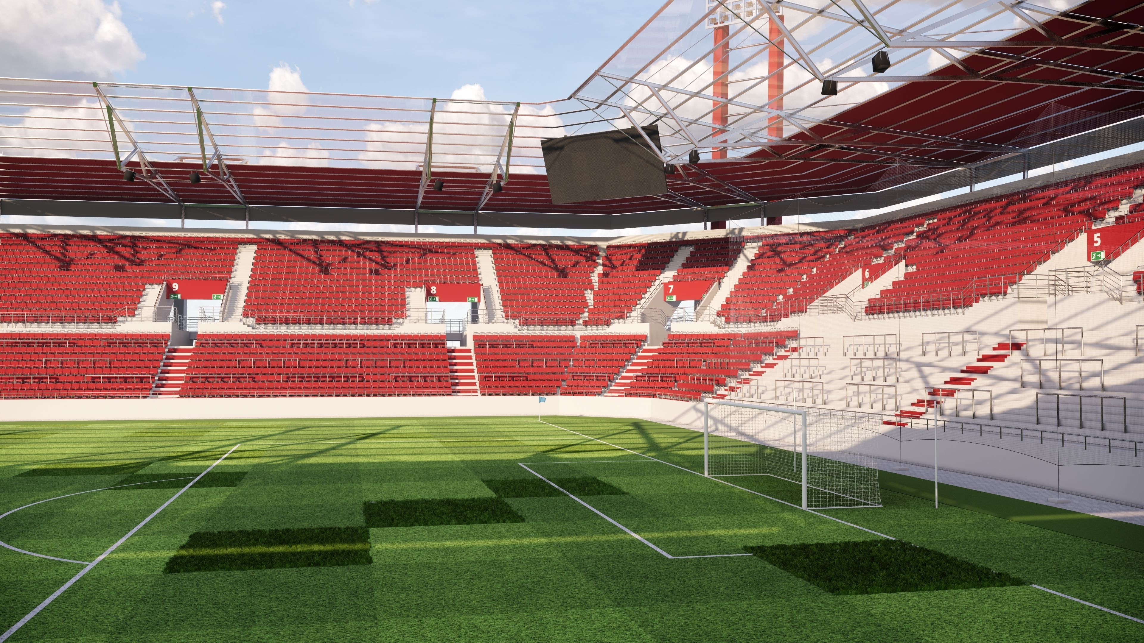 Stadium Sketchup Enscape 3D model | CGTrader