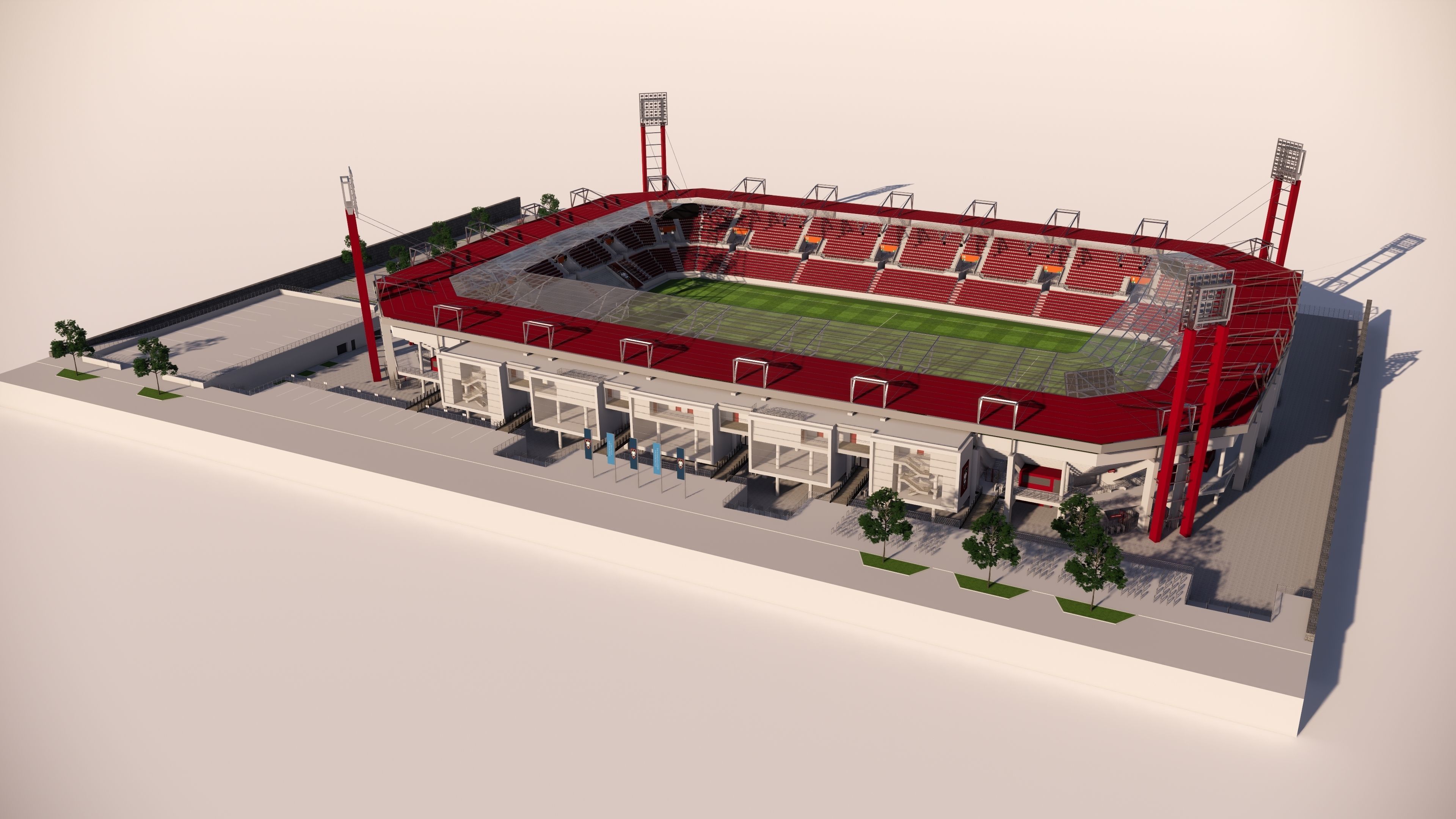 Stadium Sketchup Enscape 3D model | CGTrader