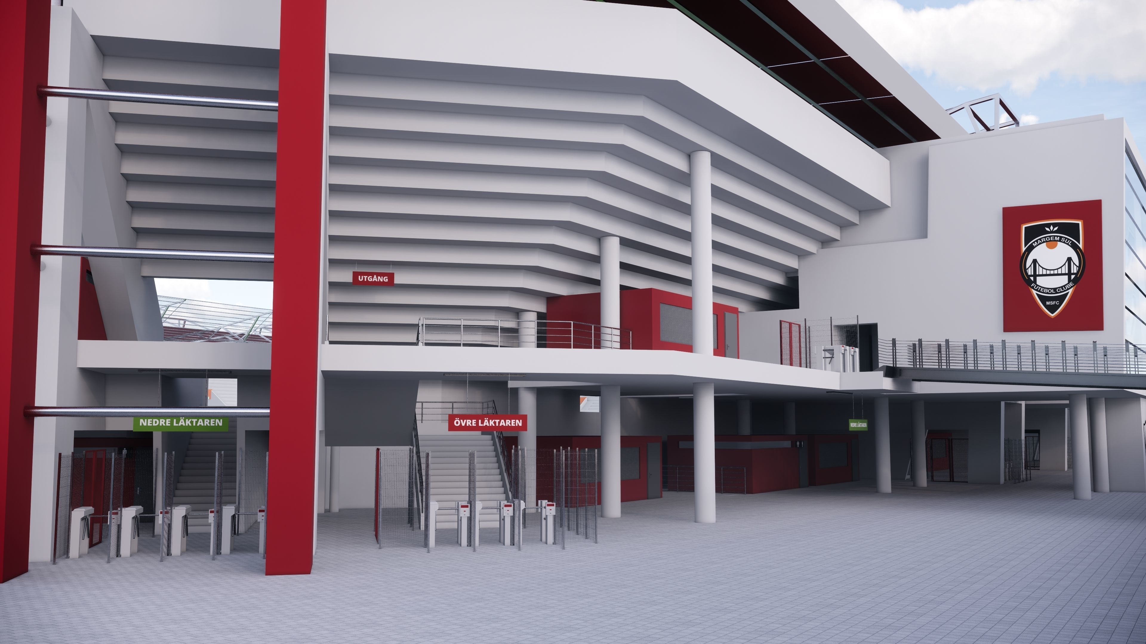 Stadium Sketchup Enscape 3D model | CGTrader