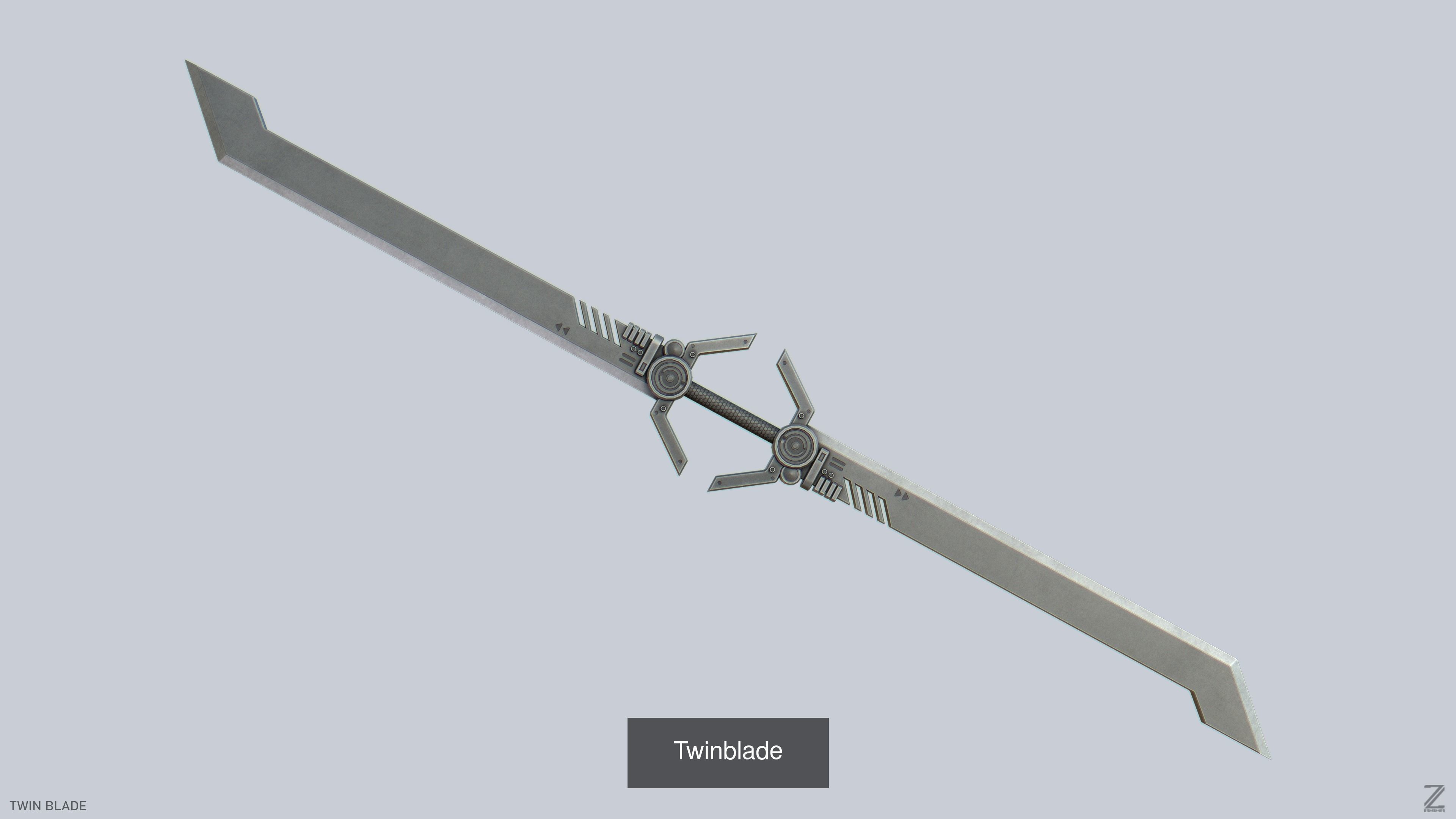 Twinblade collection VR / AR / low-poly | CGTrader