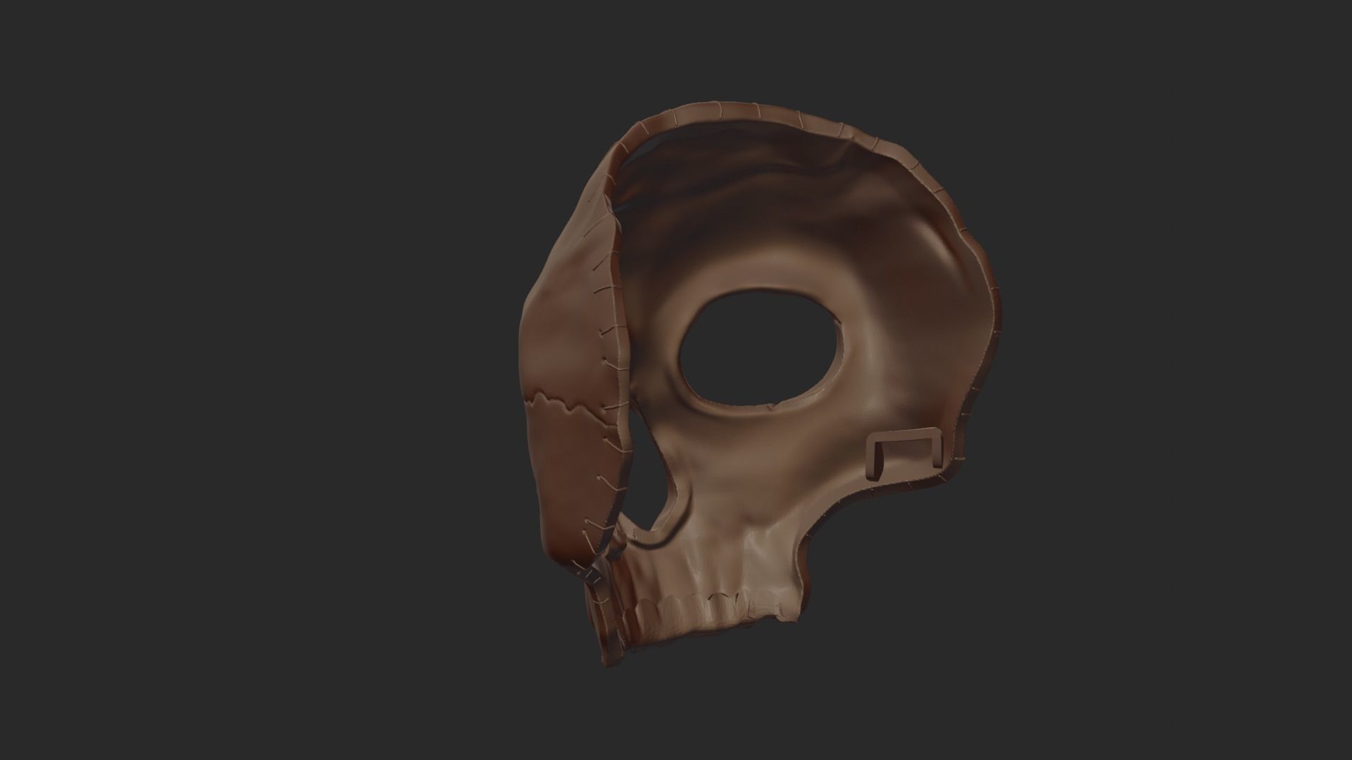 NEW PRINTABLE COD GHOST MASK STL 3D model 3D printable | CGTrader