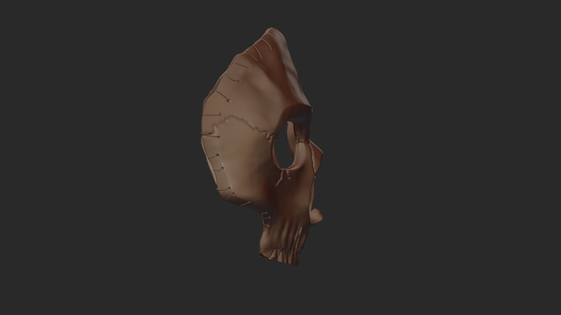 NEW PRINTABLE COD GHOST MASK STL 3D model 3D printable | CGTrader