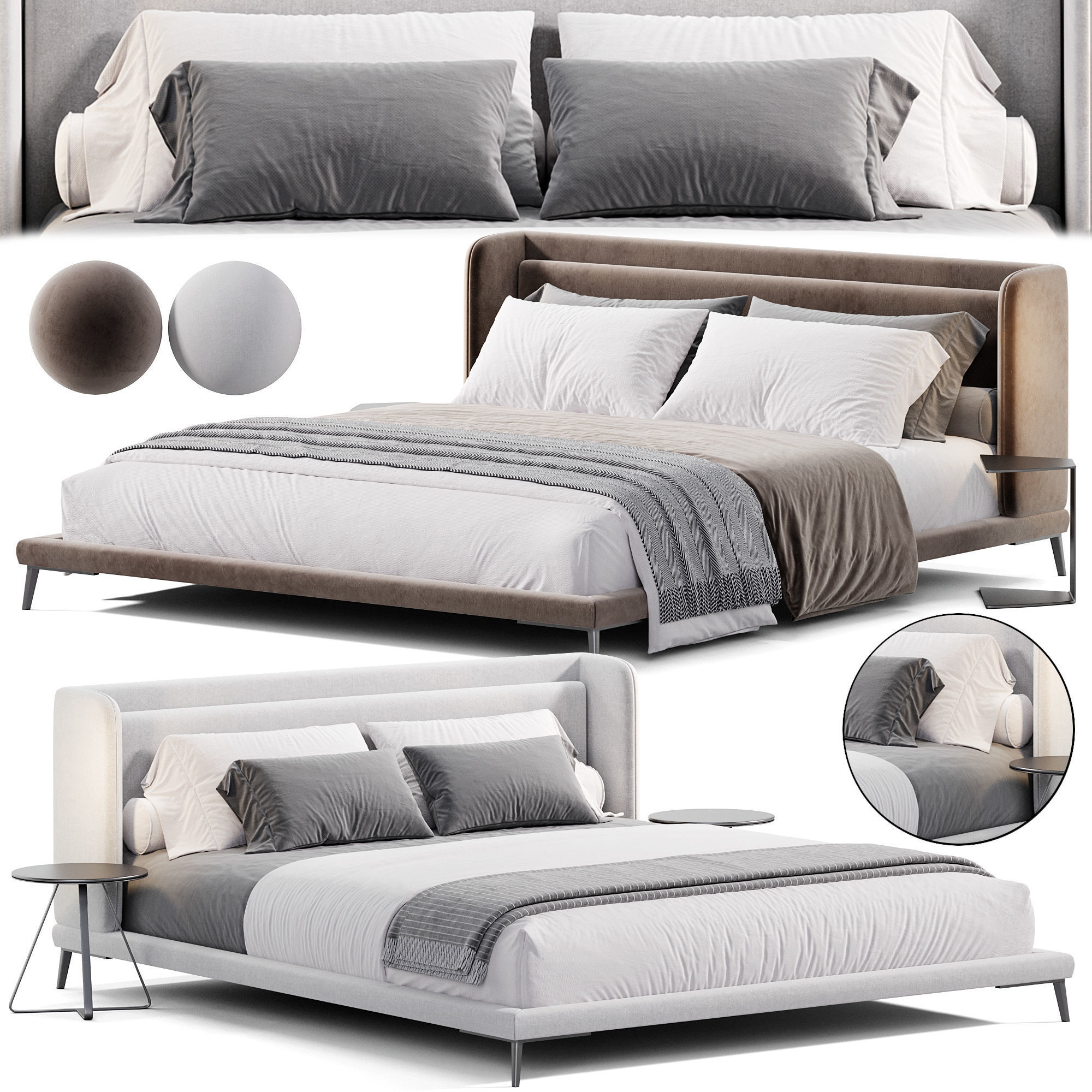 Austin Bed by BoConcept 3D model | CGTrader