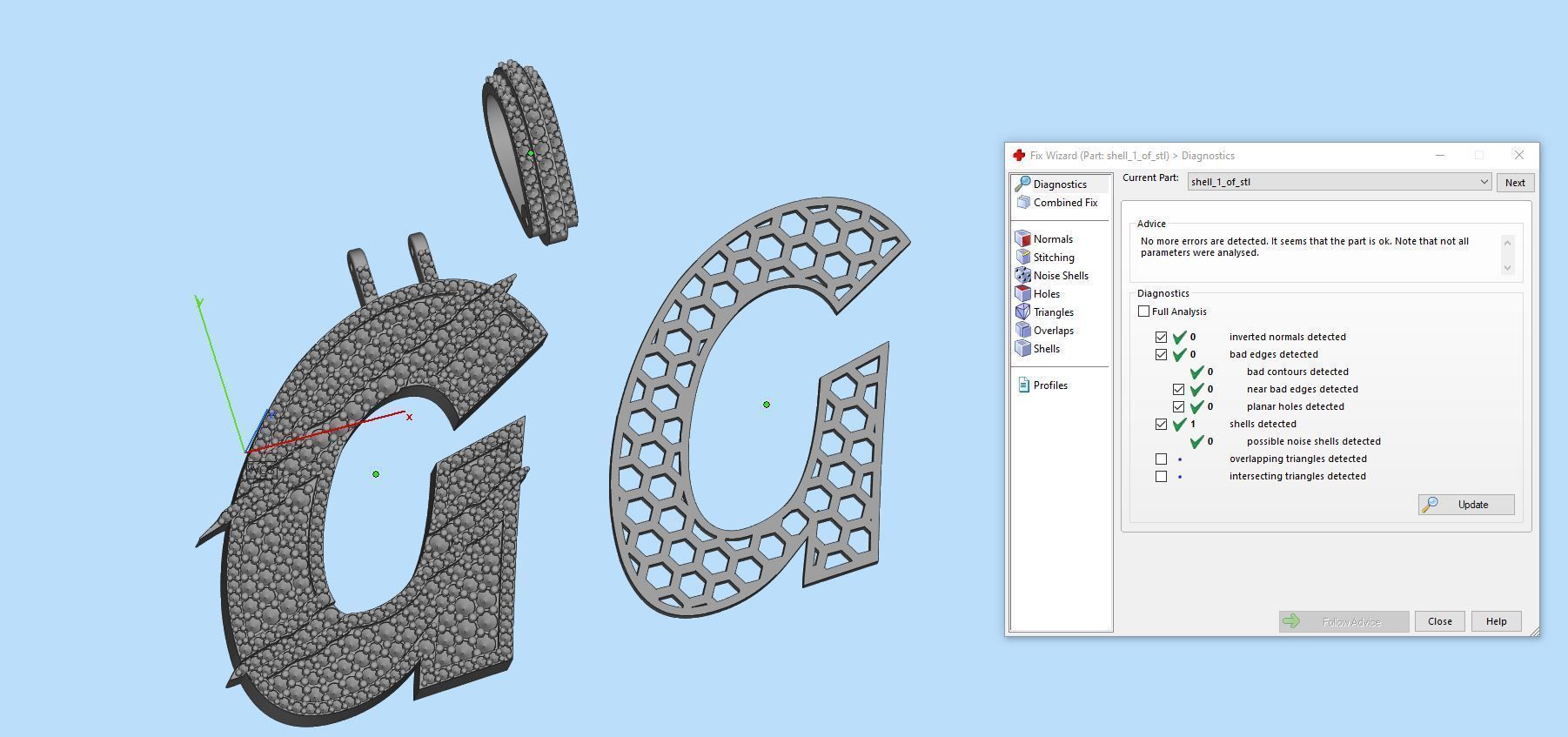 Claw Font G 3D model 3D printable | CGTrader