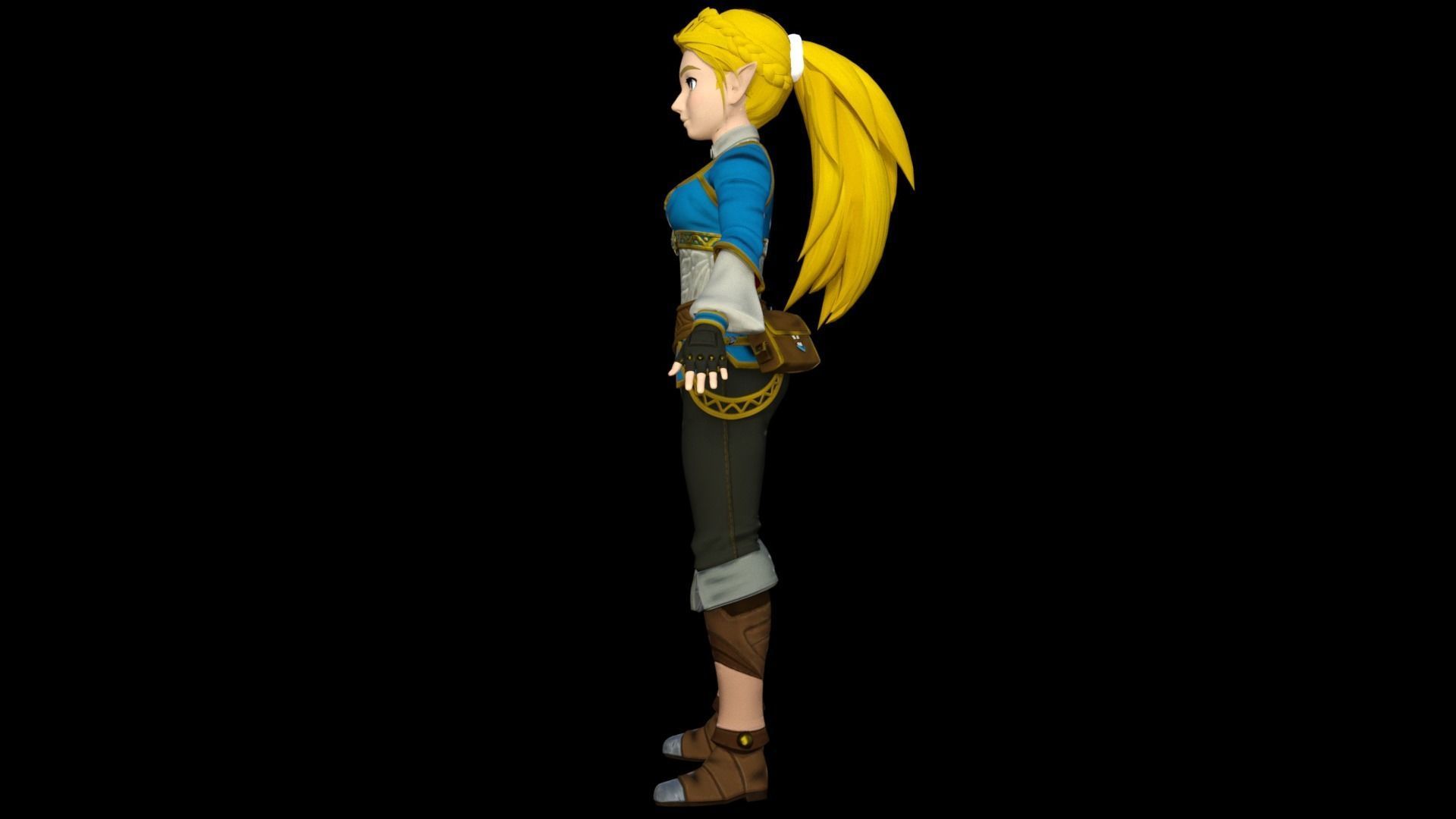 3D model Zeld BotW VR / AR / low-poly | CGTrader