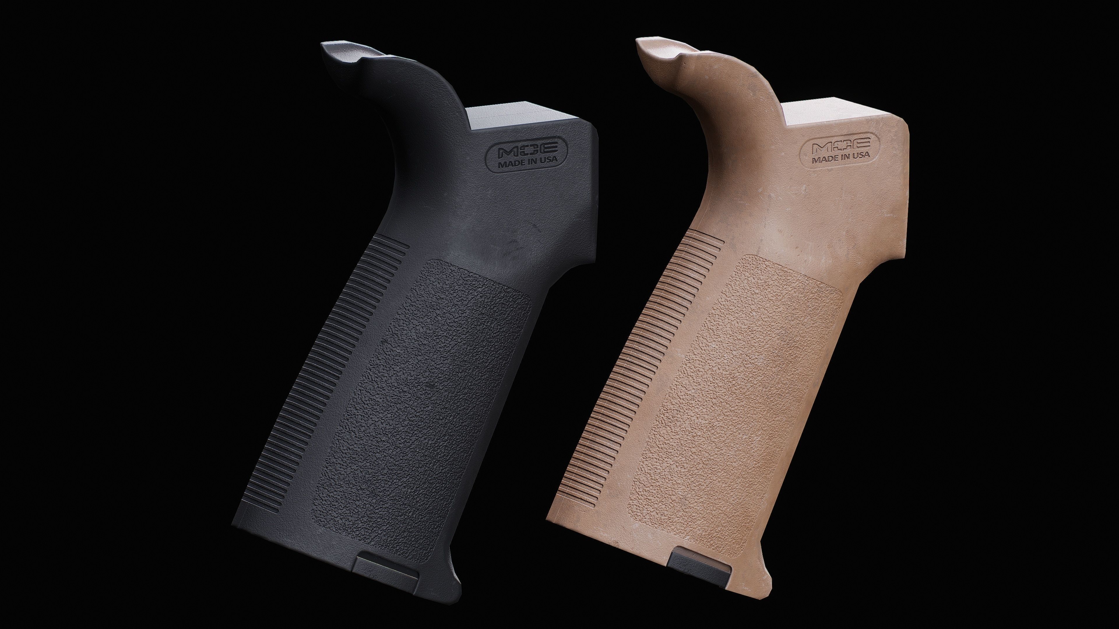 3D model MagPul MOE Grip for AR-M4 VR / AR / low-poly | CGTrader