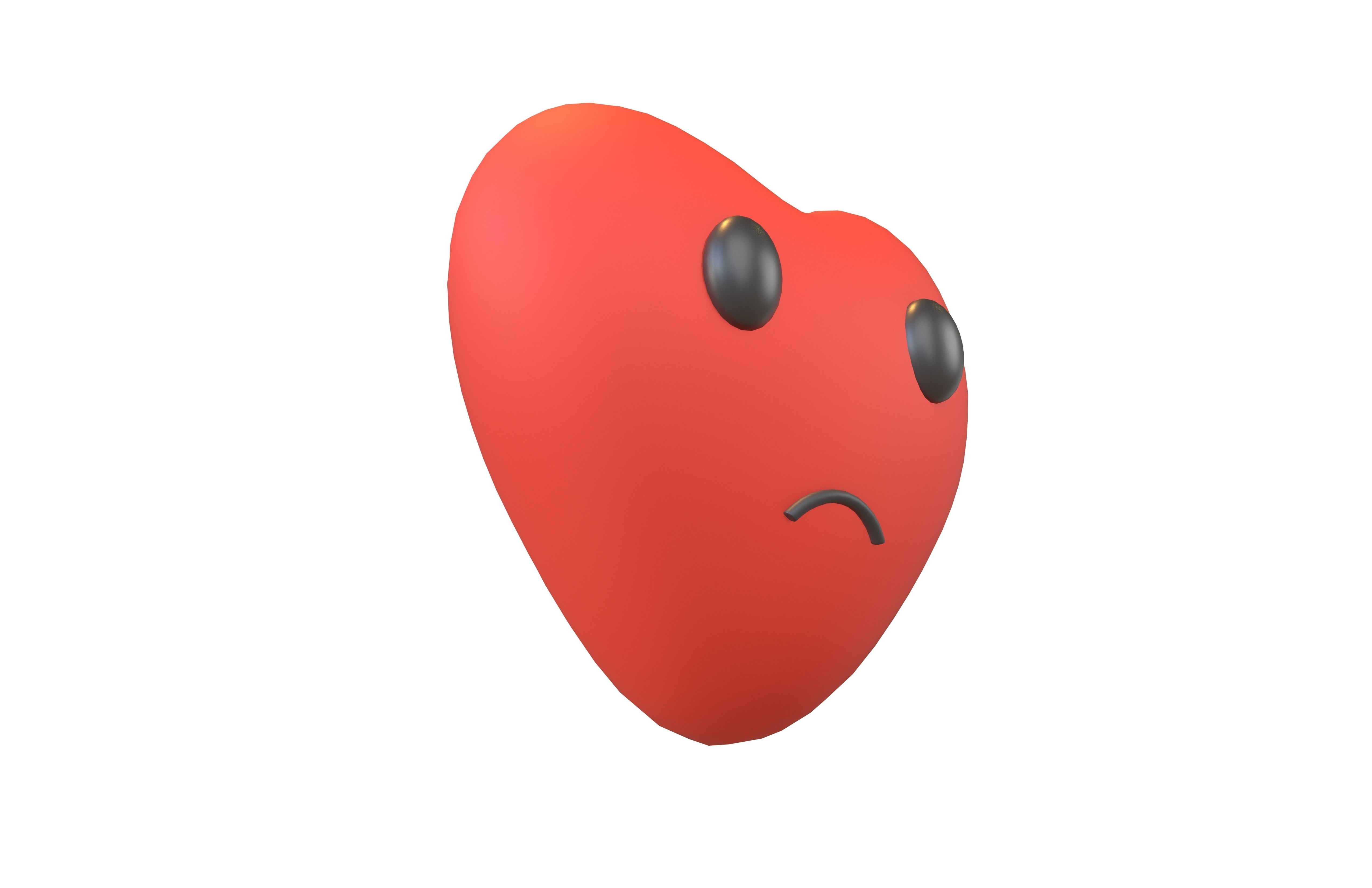 3D model Heart Character V2 001 VR / AR / low-poly | CGTrader