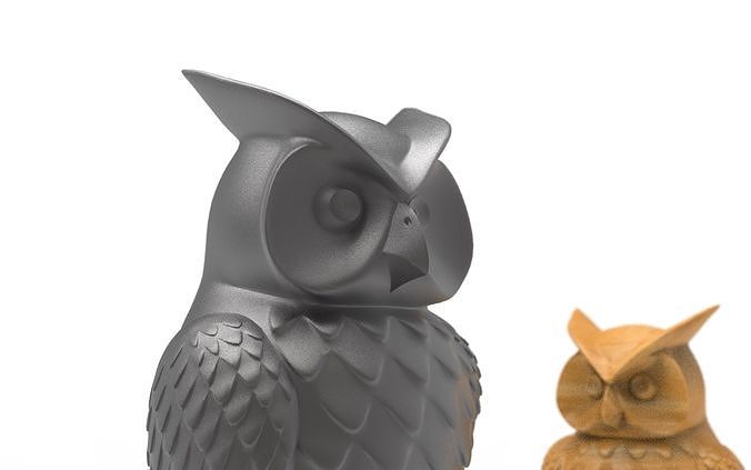 Owl 3d print 3D model 3D printable | CGTrader