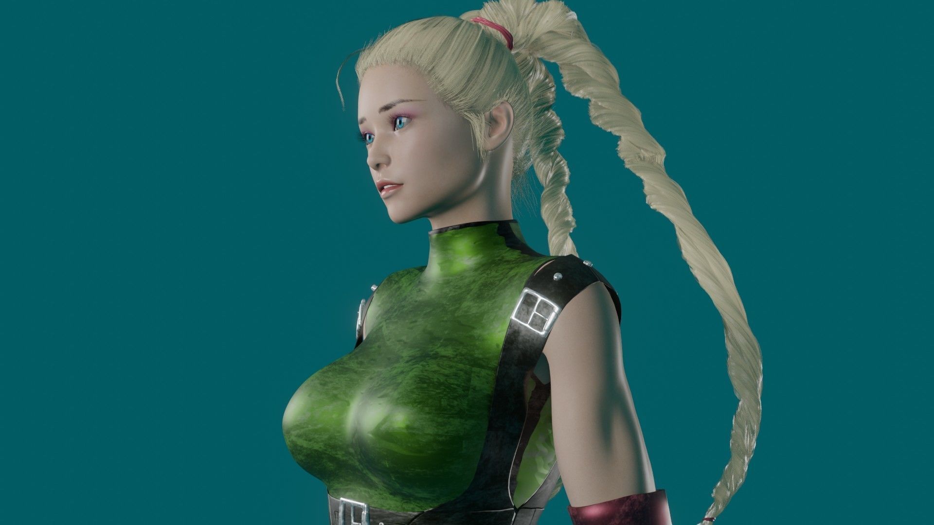 3D model Cammy - Or Fight Pack - Game Ready - Low poly 3d Character VR ...