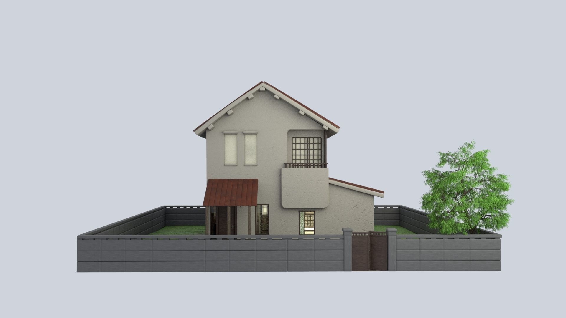3D model The Grudge Cursed Saeki House VR / AR / low-poly | CGTrader