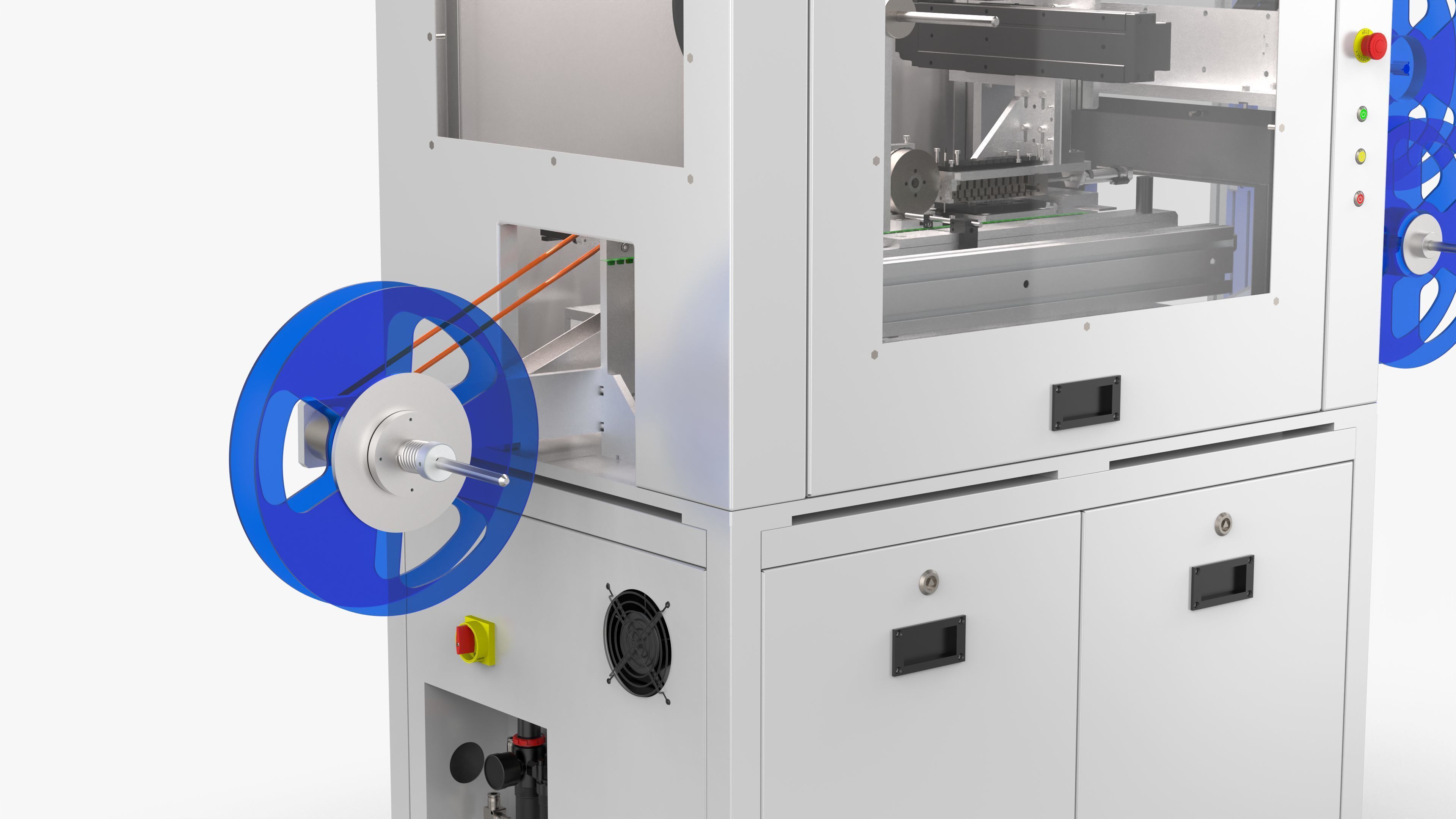 Automatic Cutting and Packaging Machine 3D model | CGTrader