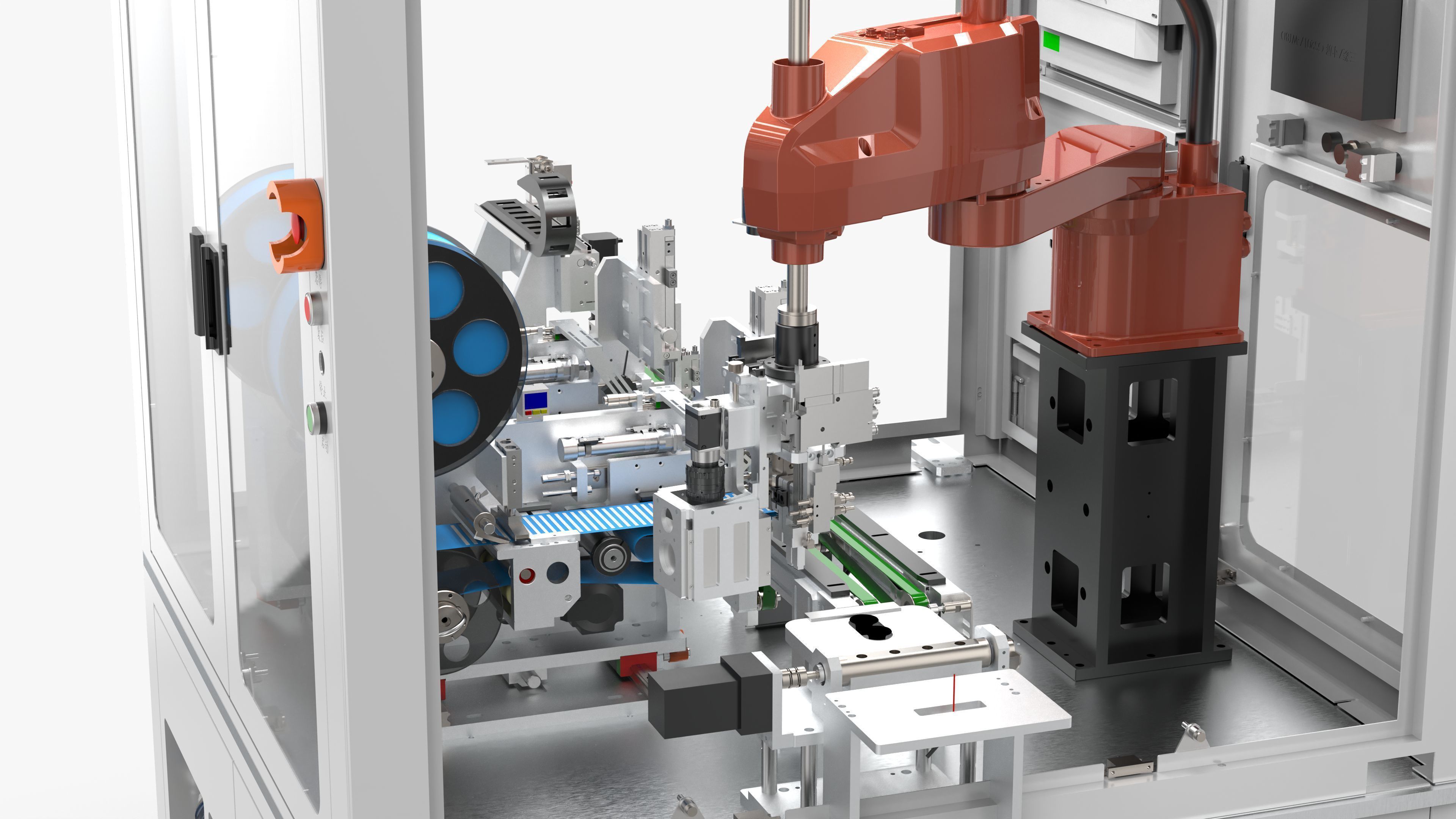 Automatic Double Feeder Labeling Machine 3D model | CGTrader