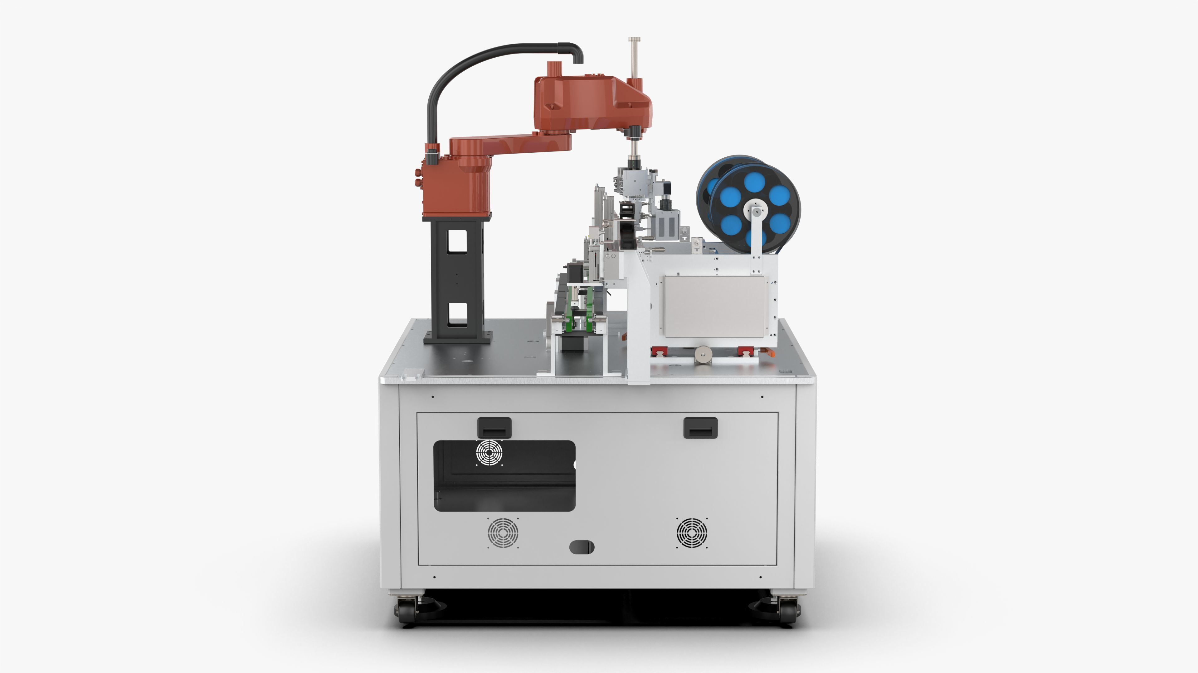 Automatic Double Feeder Labeling Machine 3D model | CGTrader