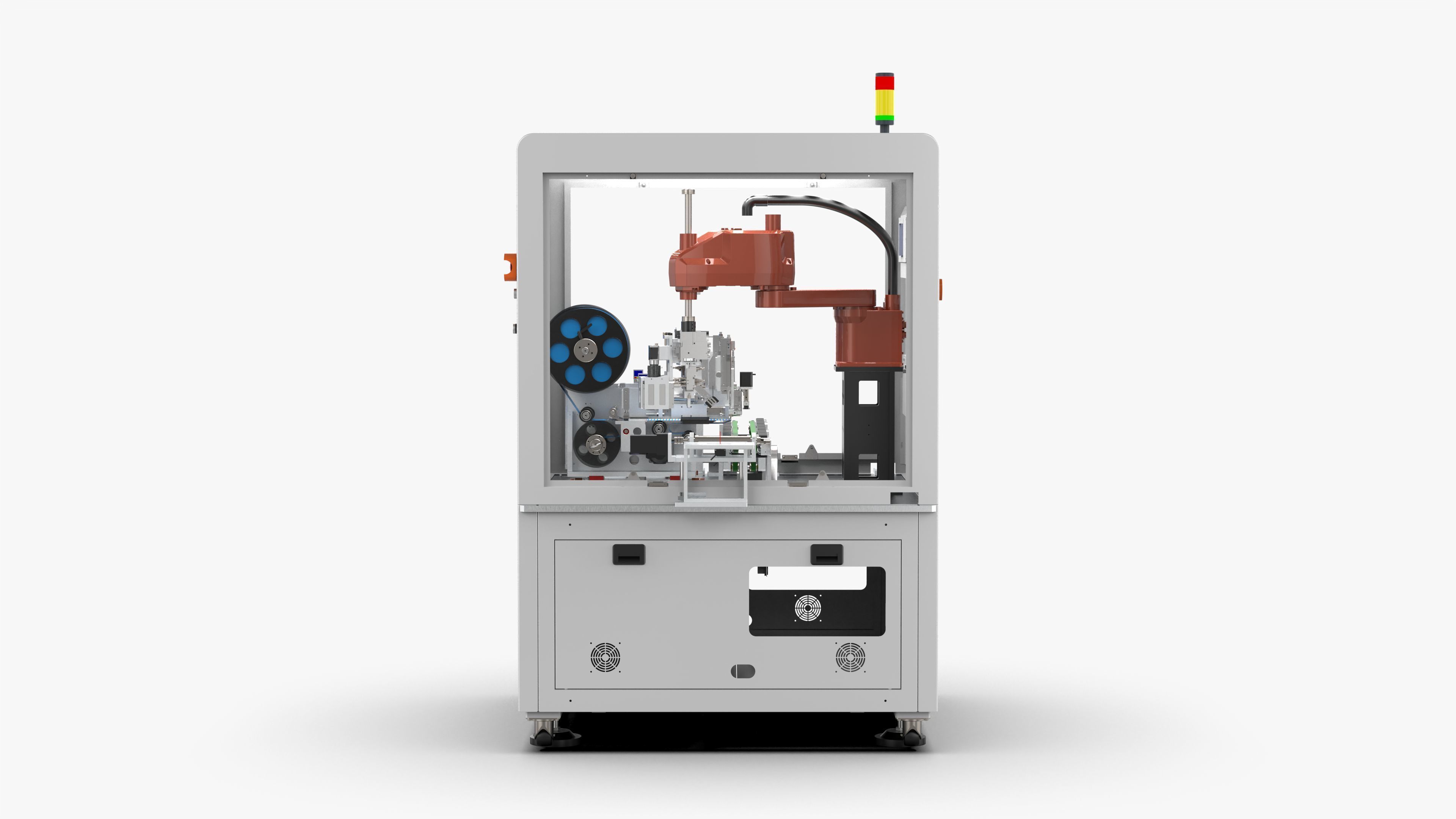Automatic Double Feeder Labeling Machine 3D model | CGTrader