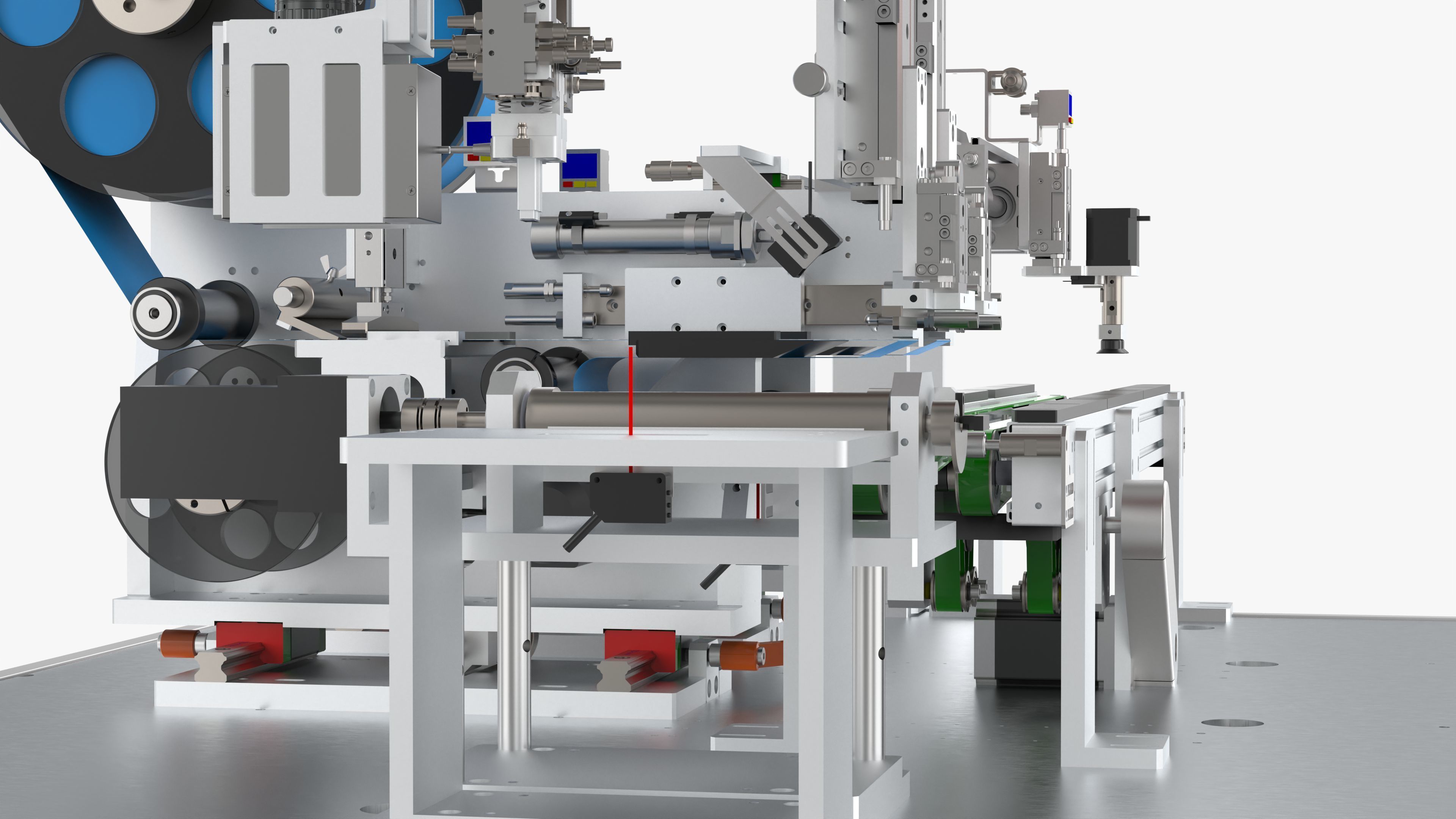 Automatic Double Feeder Labeling Machine 3D model | CGTrader