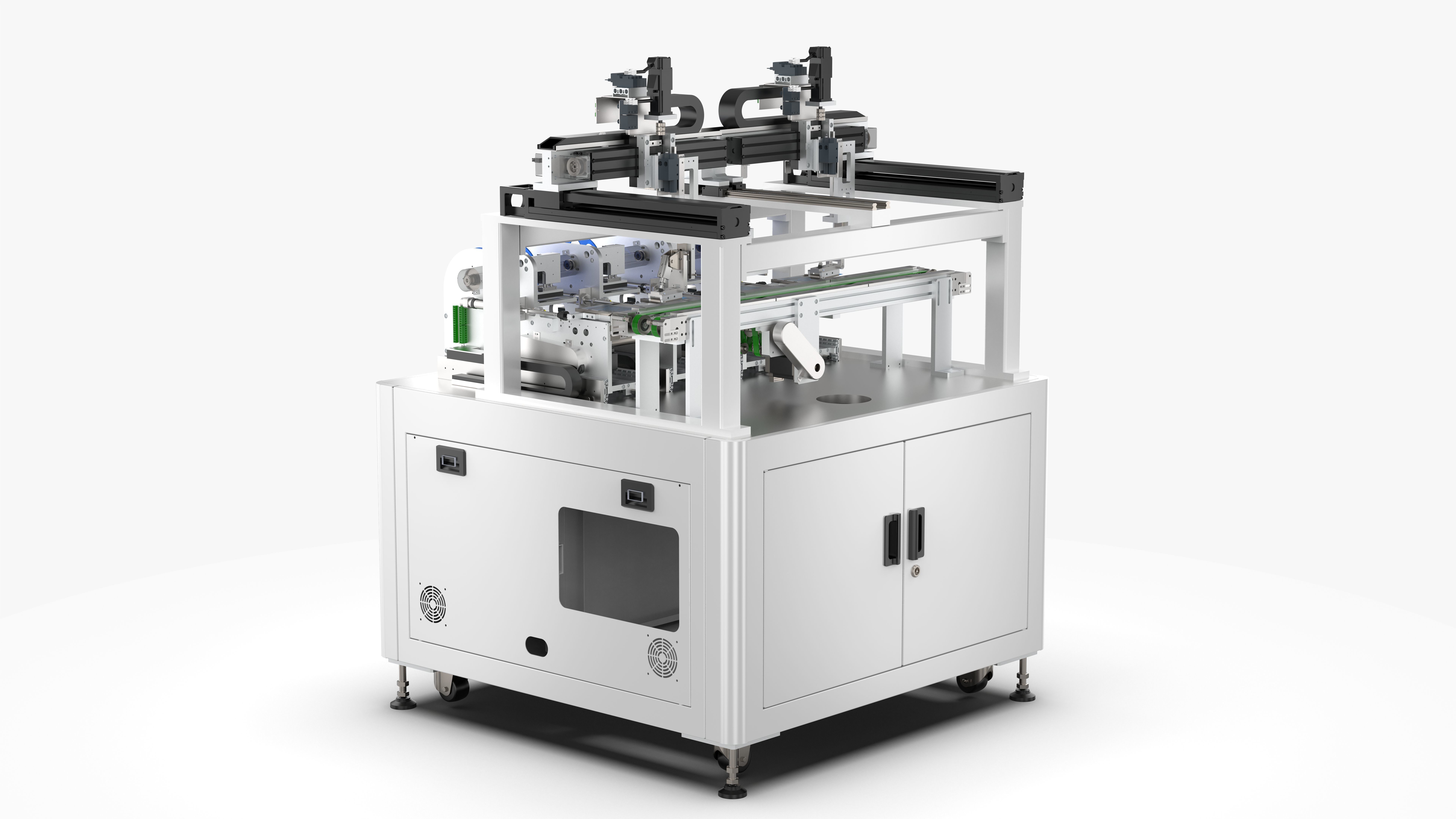 Automatic Four Labeling Machine 3D model | CGTrader