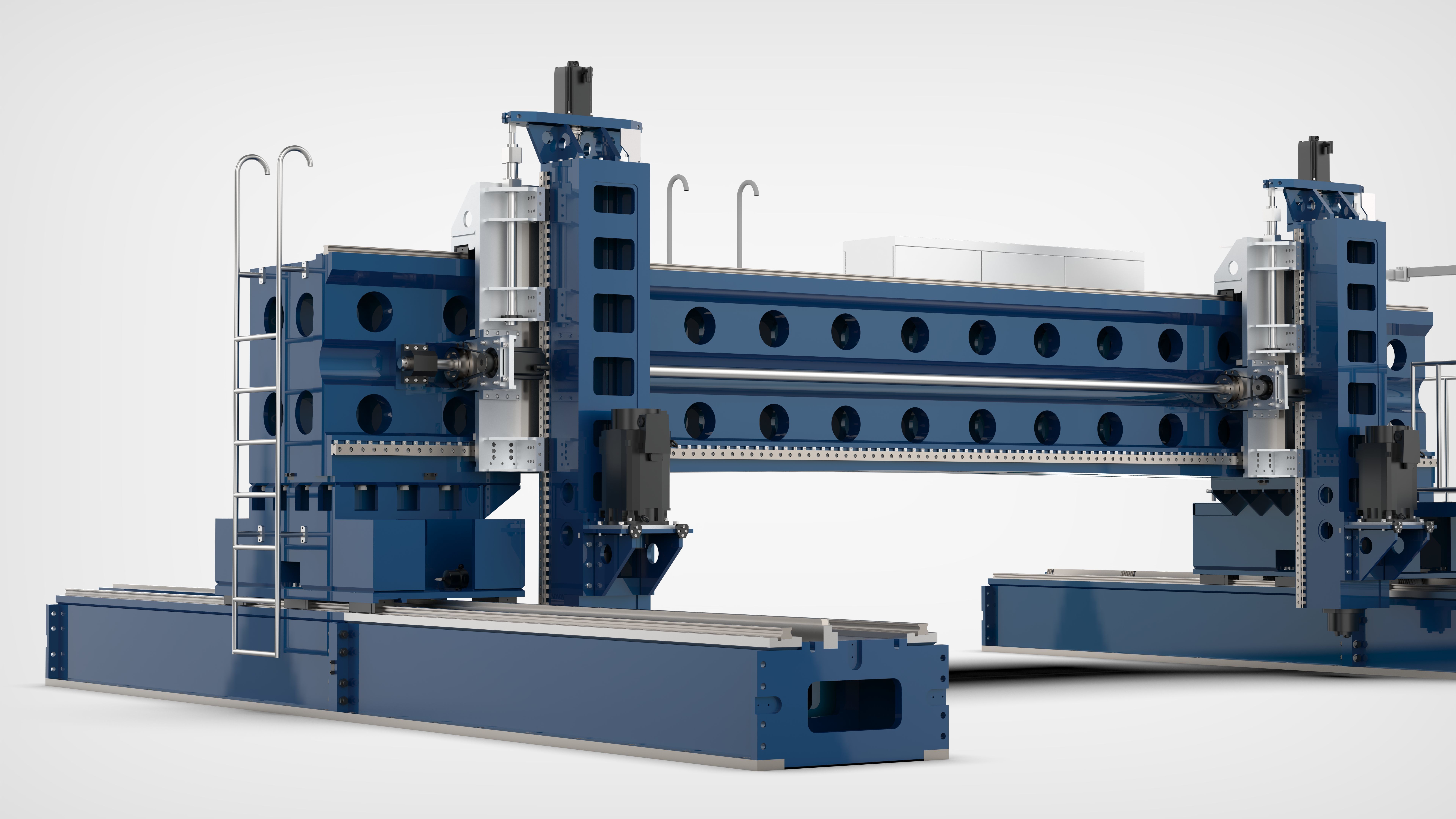 6060 Gantry Milling Machine 3D model | CGTrader