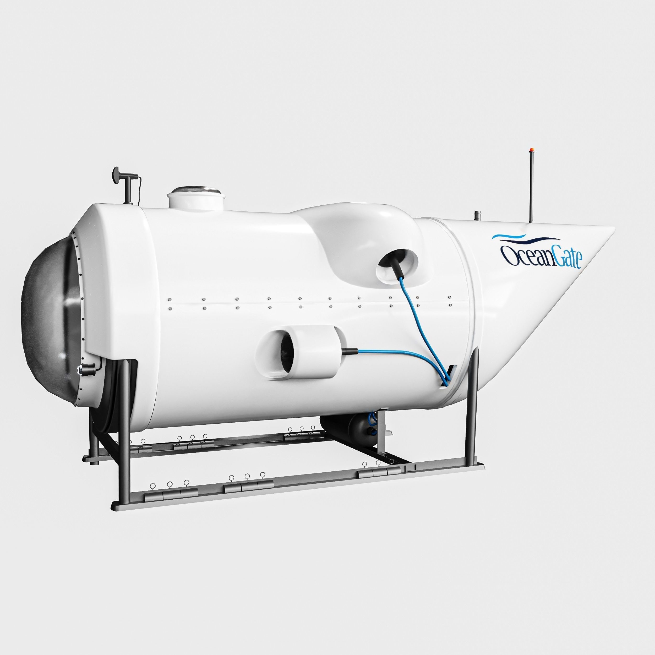 3D model Ocean Gate Submarine VR / AR / low-poly | CGTrader