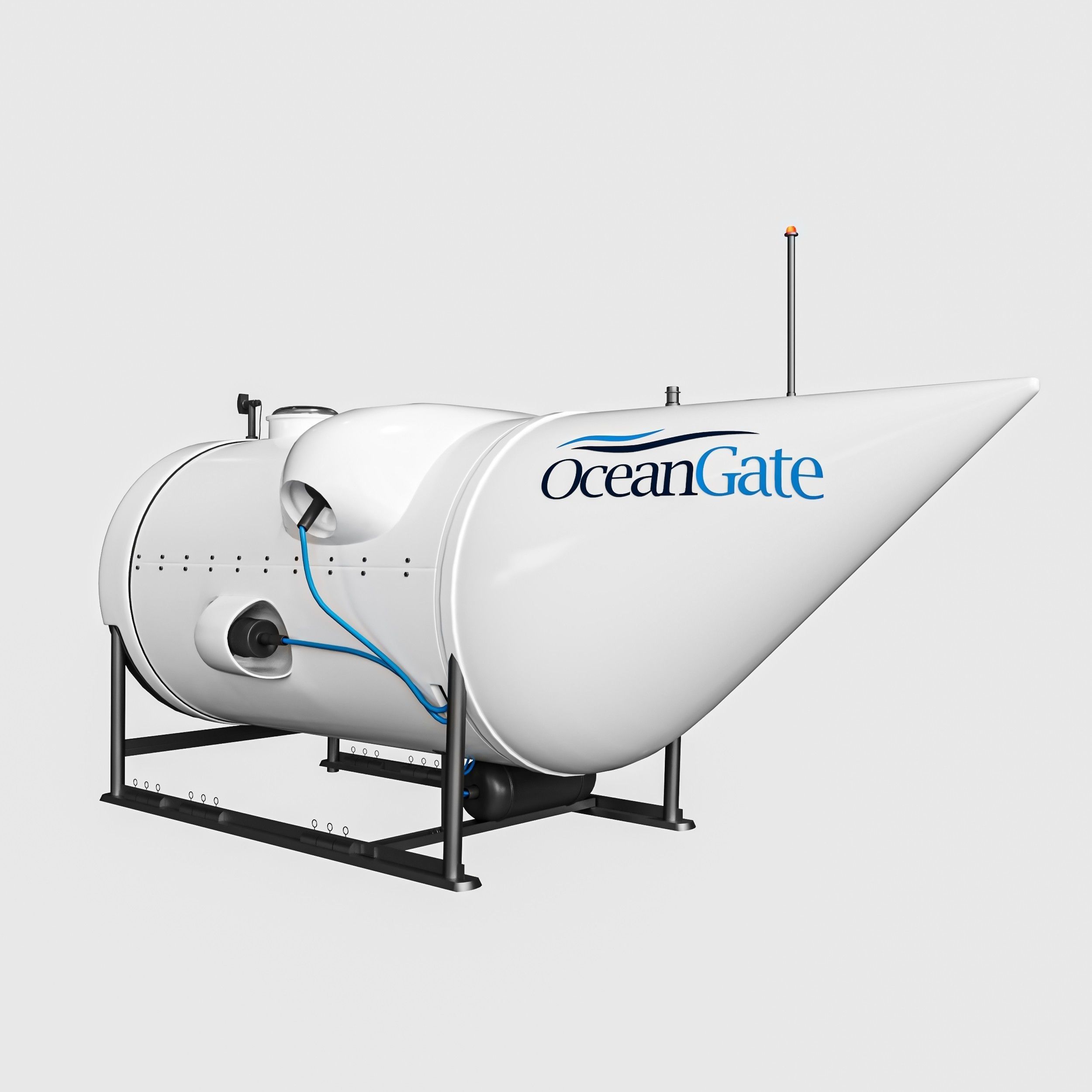 3D model Ocean Gate Submarine VR / AR / low-poly | CGTrader