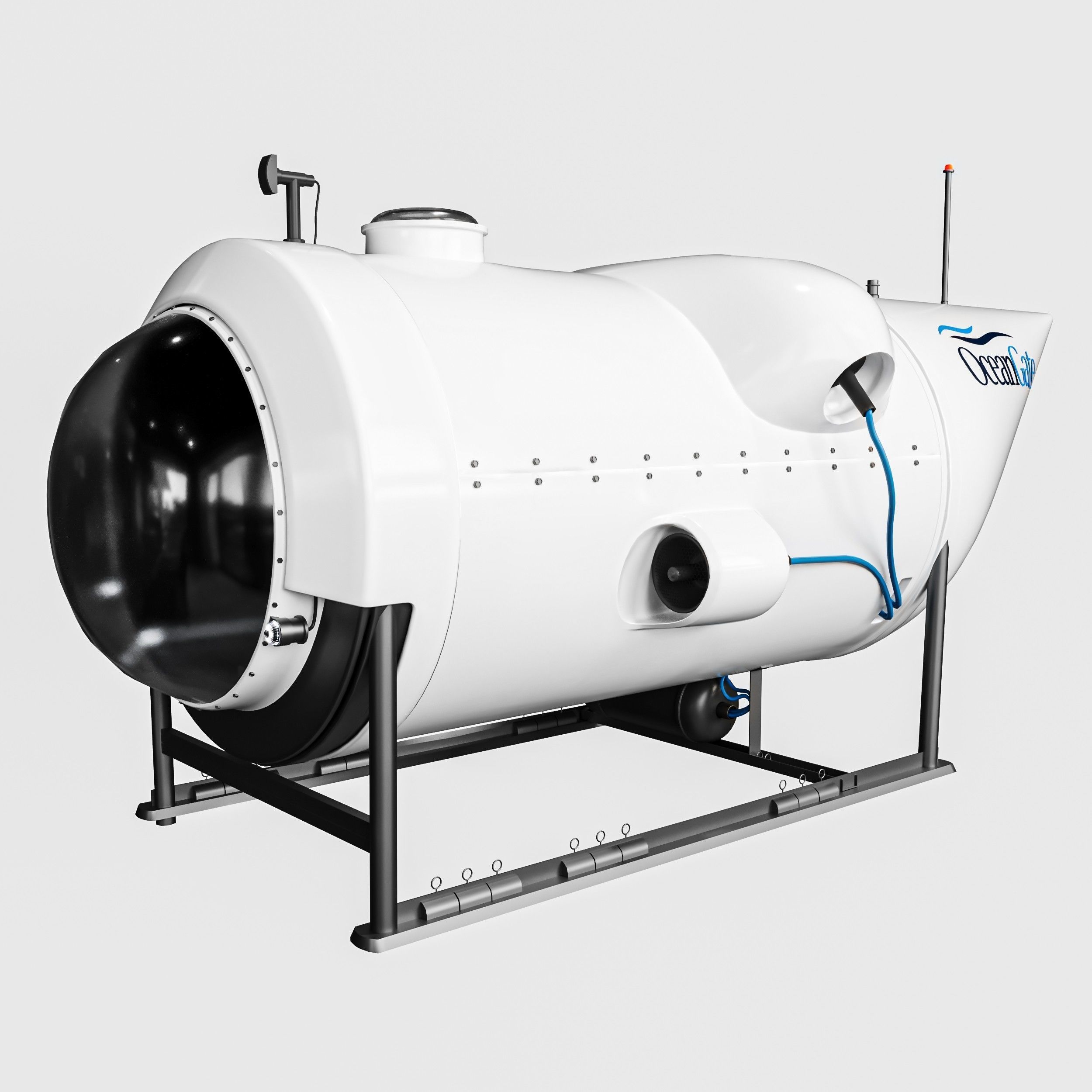3D model Ocean Gate Submarine VR / AR / low-poly | CGTrader