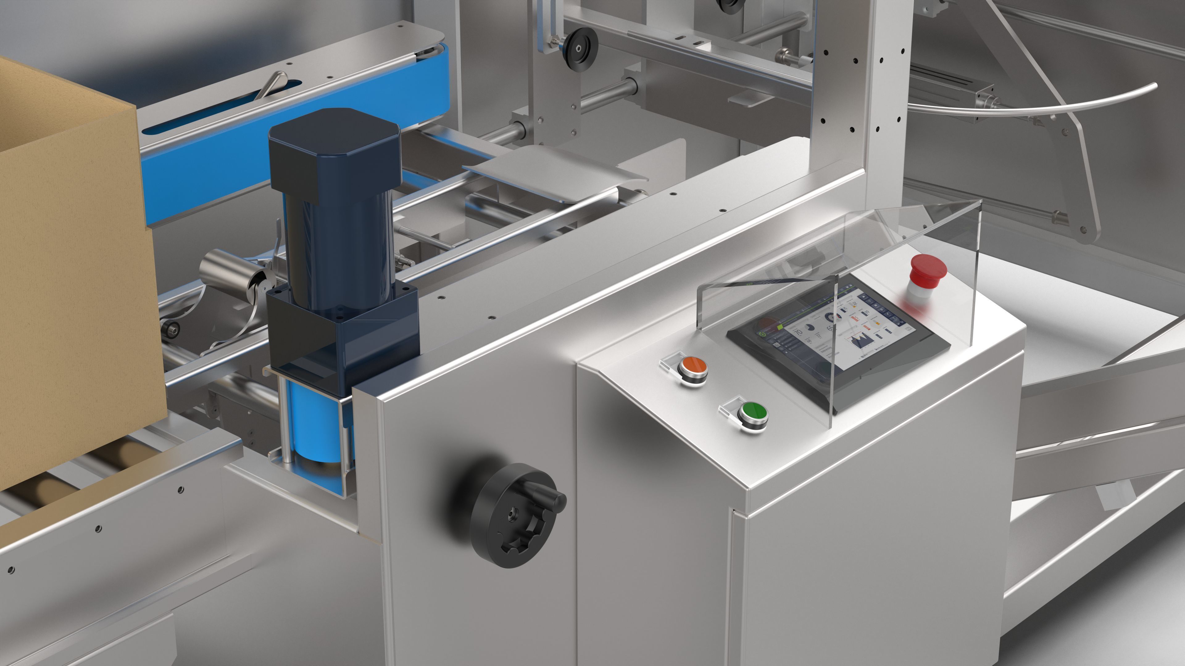 Fully Automatic Food Packing Machine 3D model | CGTrader