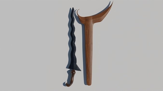 Keris Traditional 3D model | CGTrader