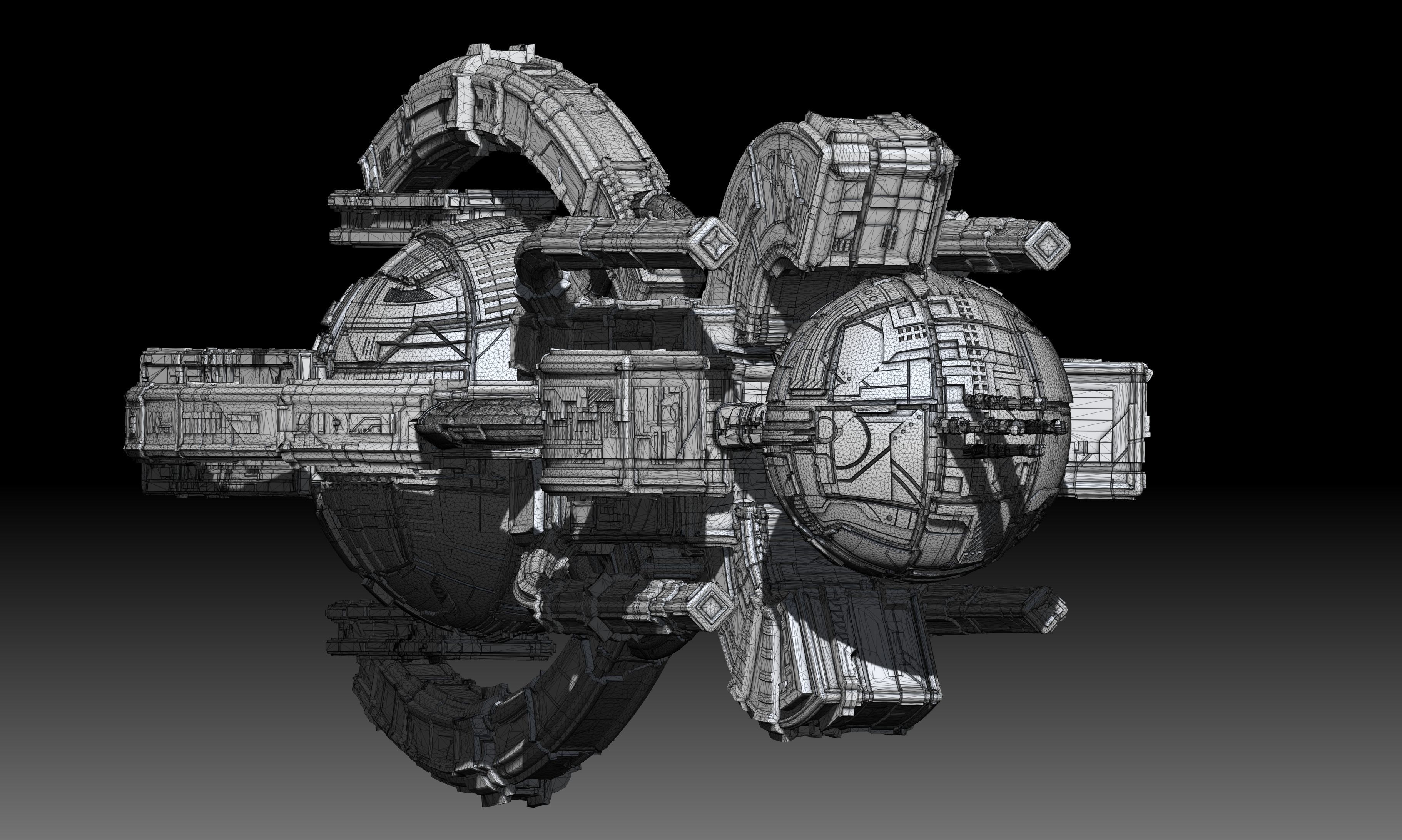 space equipment node 00207 3D model | CGTrader