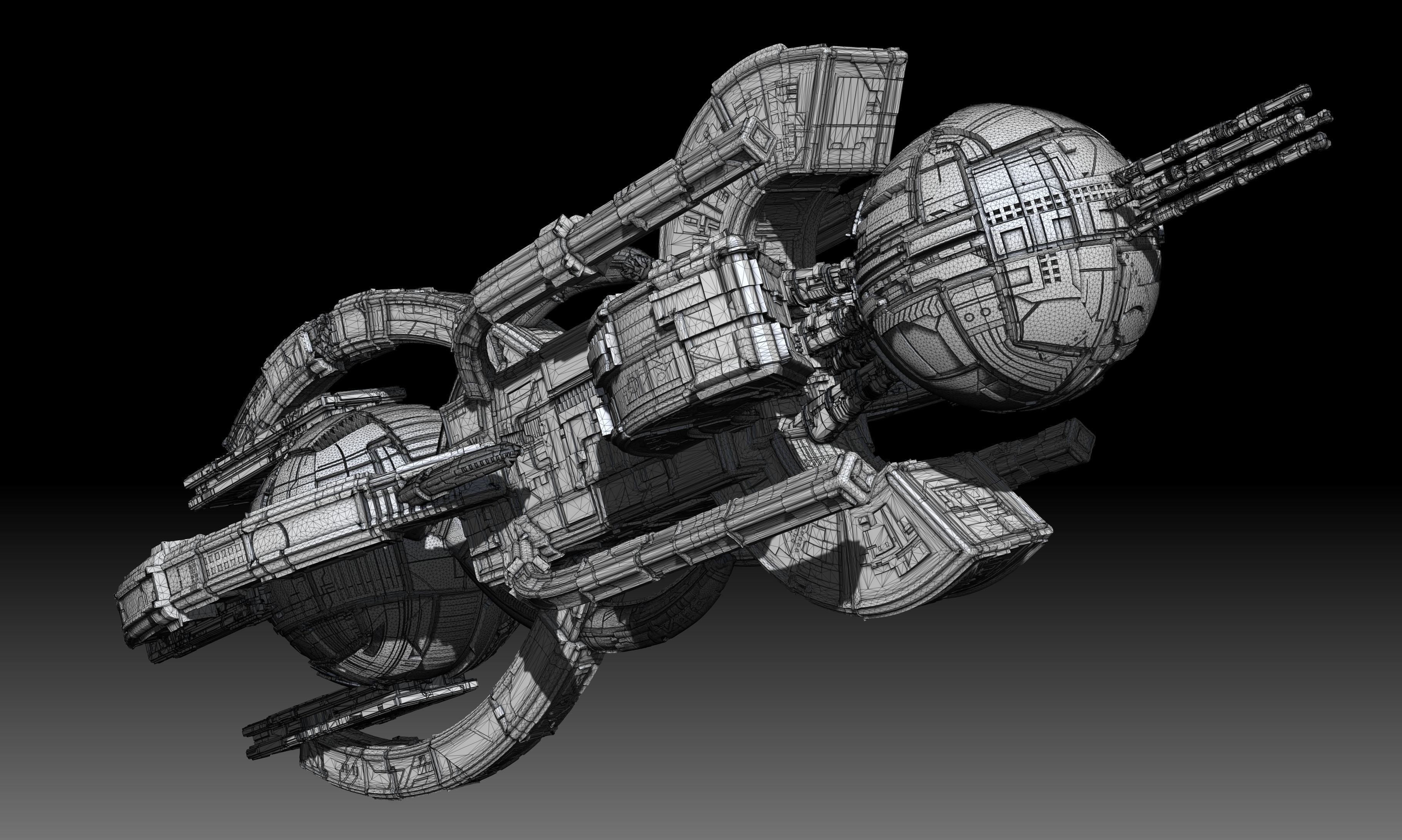 space equipment node 00207 3D model | CGTrader