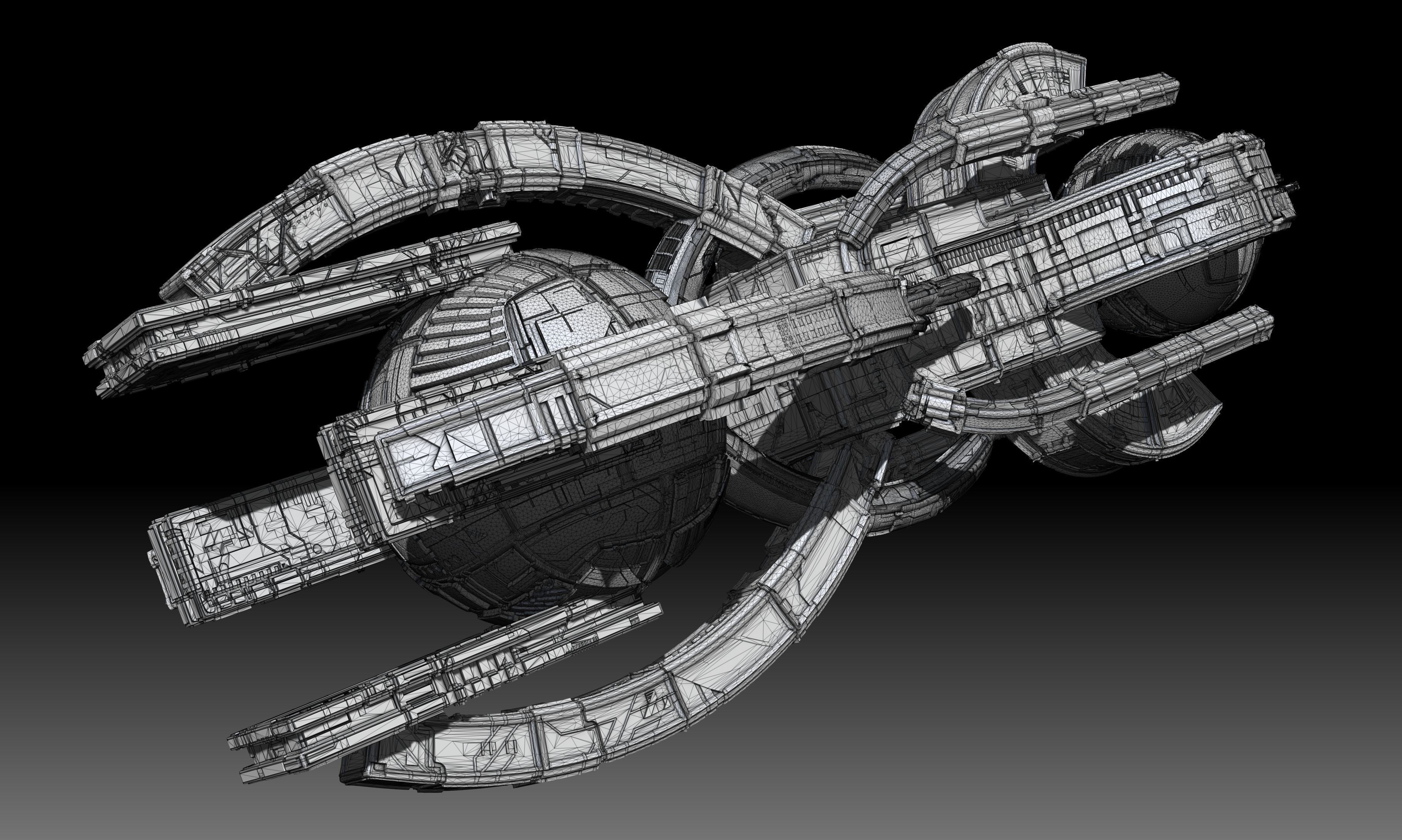 space equipment node 00207 3D model | CGTrader