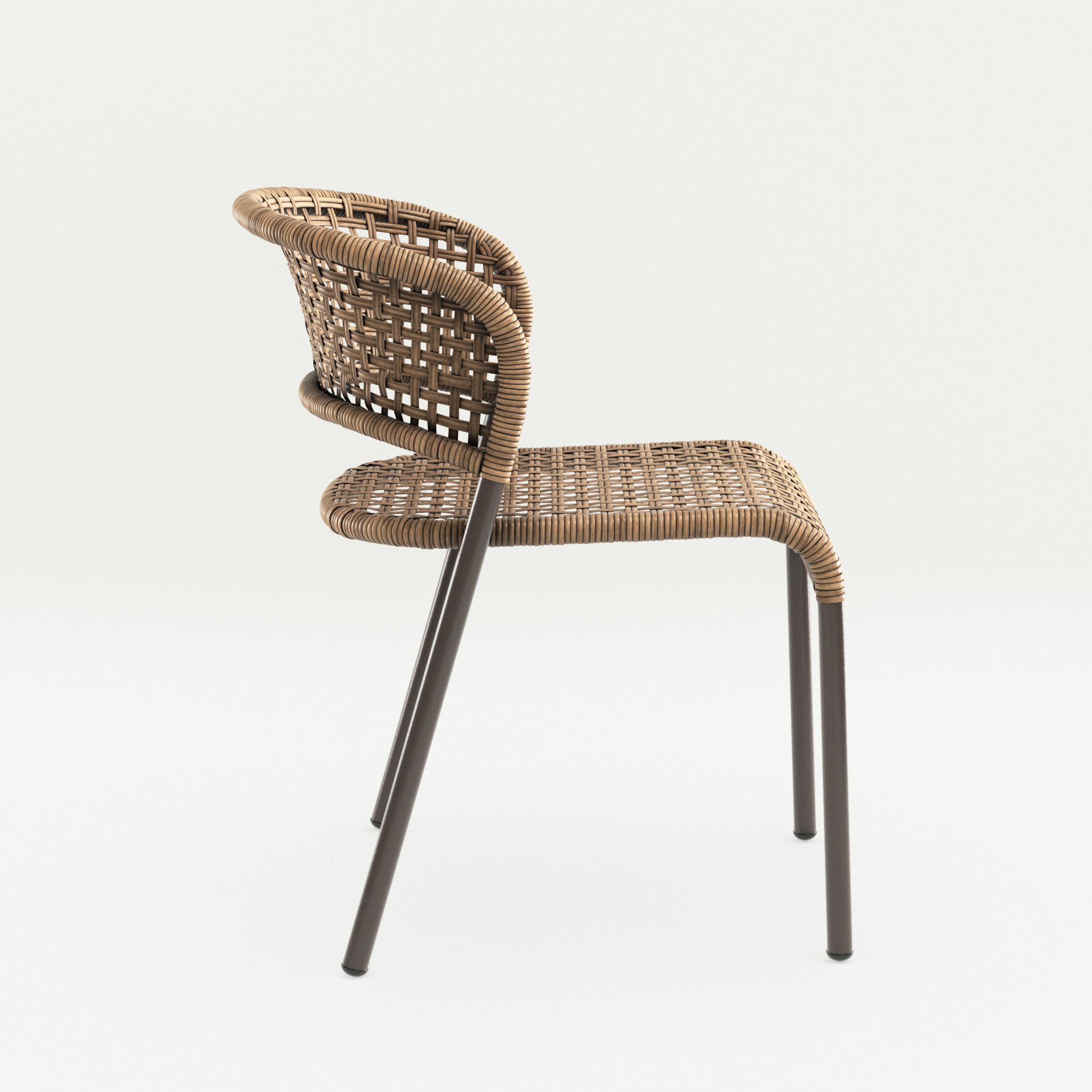 Natural Rattan Chair 3D model | CGTrader