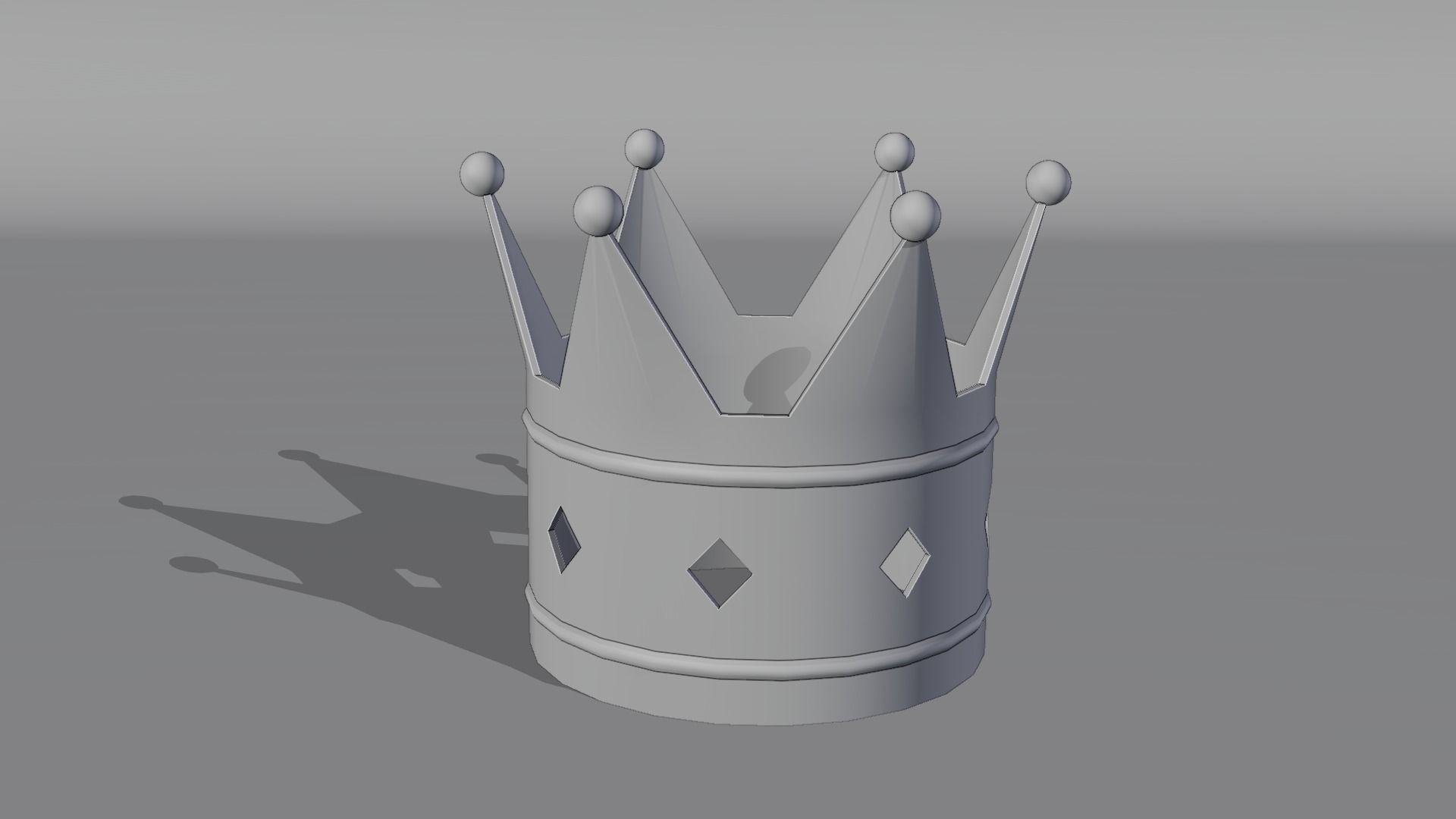 Low Poly Crown free VR / AR / low-poly 3D model | CGTrader