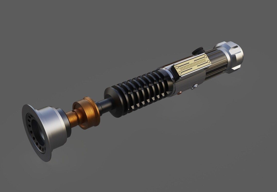 Obi-Wan Kenobi Lightsaber - 3D Print Files STL 3D model 3D printable ...