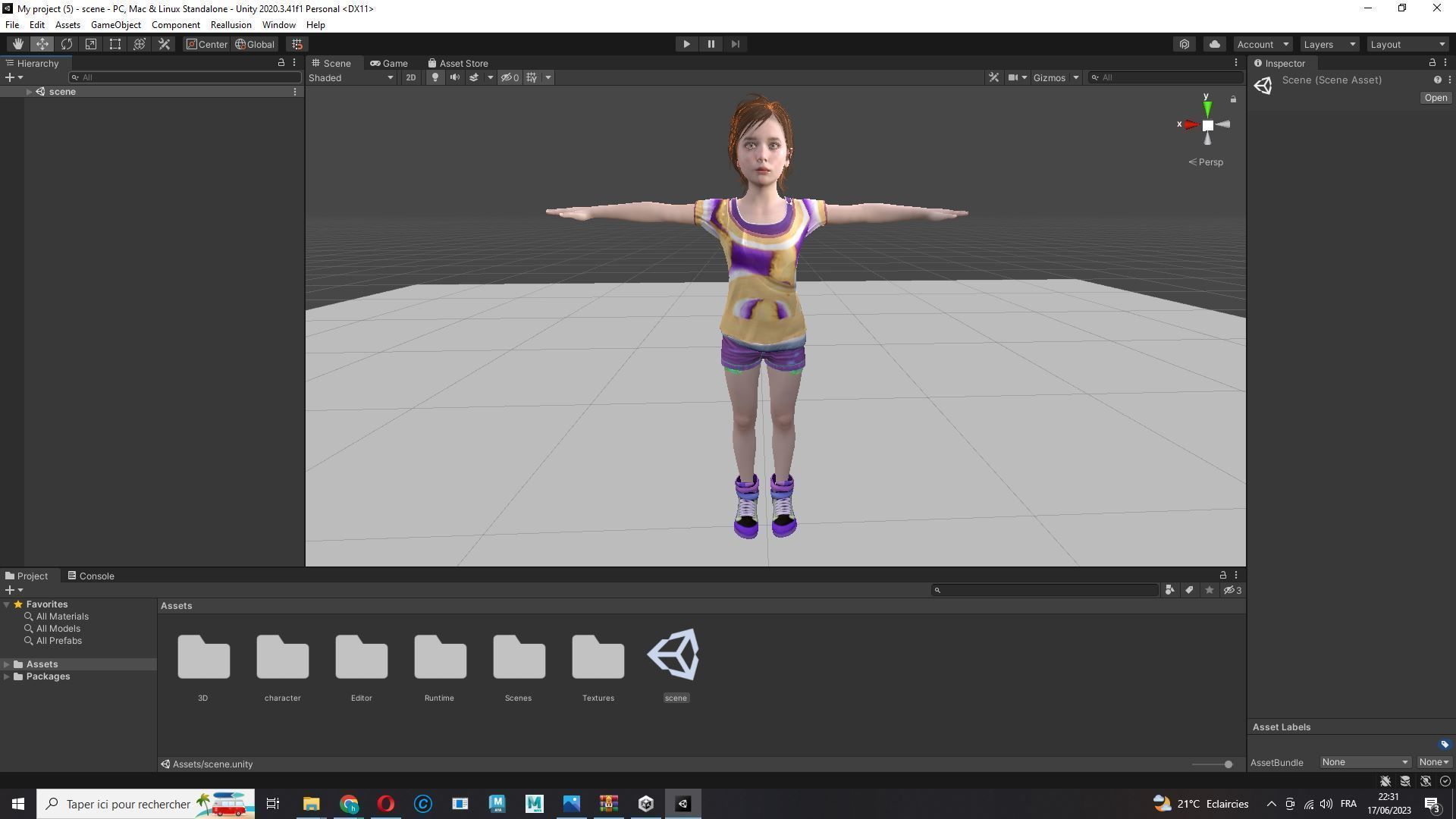 3D model Sophia - little Sunshine VR / AR / low-poly | CGTrader