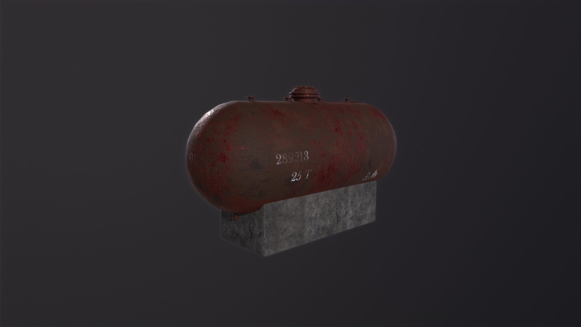 3D model Rusty Oil Tank 3D Model VR / AR / low-poly | CGTrader