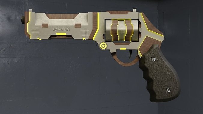 revolver free VR / AR / low-poly 3D model | CGTrader