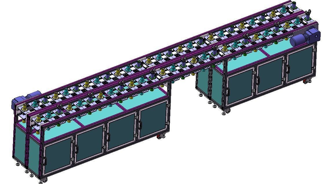 Universal joint production line 3D model | CGTrader