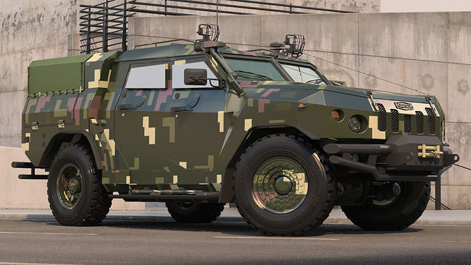 APC Varta Novator 3D model animated rigged | CGTrader