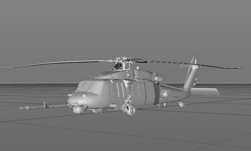 Helicopter Military 3D model | CGTrader