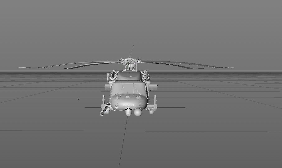 Helicopter Military 3D model | CGTrader