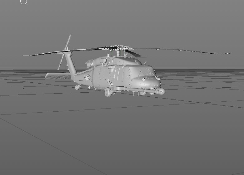Helicopter Military 3D model | CGTrader