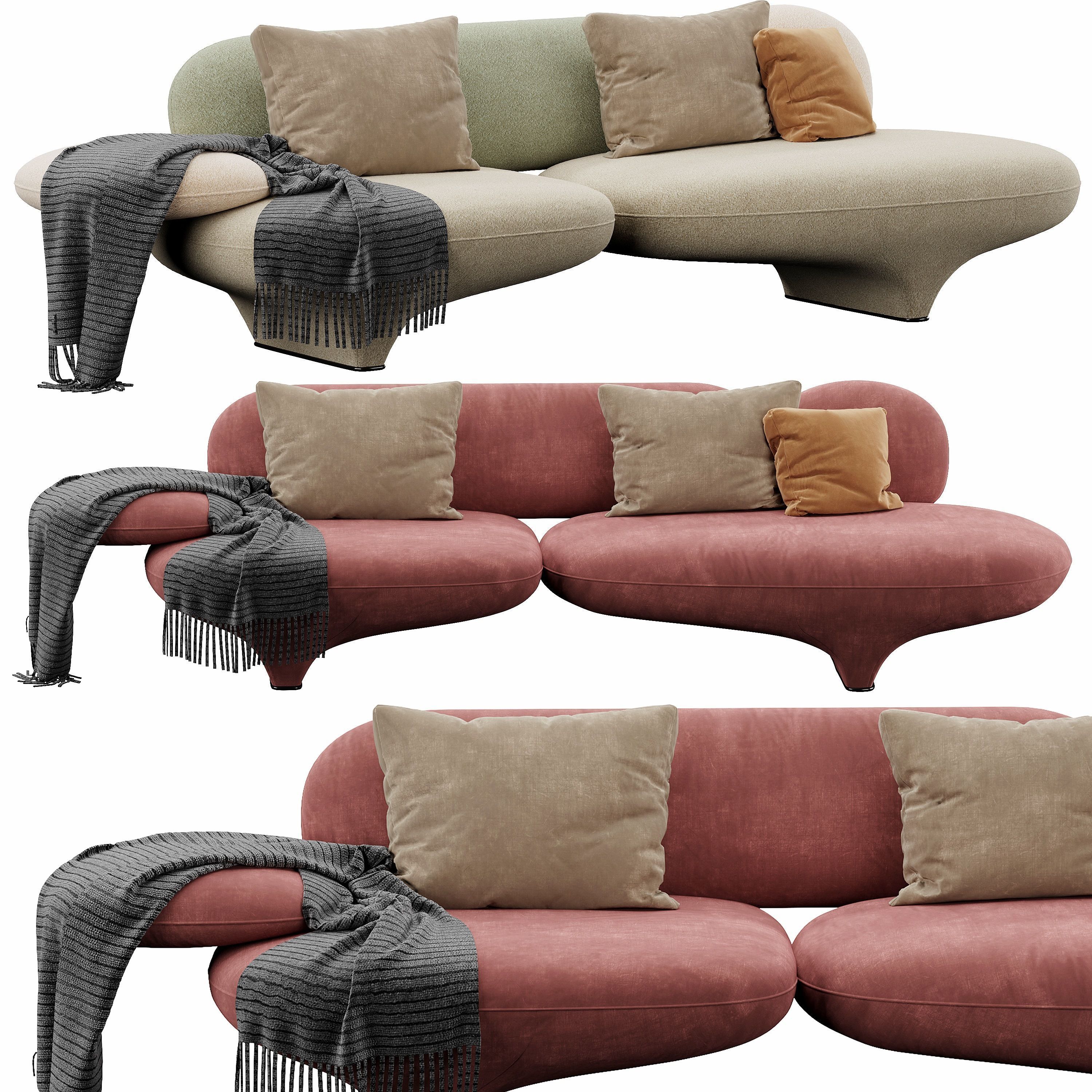 Figure Sofa Witmann 3D model | CGTrader
