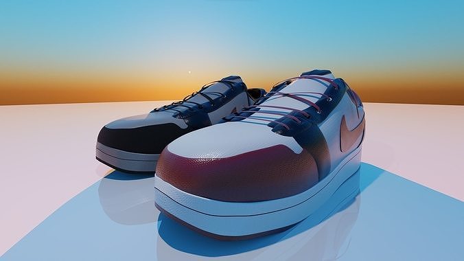 3D model NIKE AIR JORDANS 1 VR / AR / low-poly | CGTrader