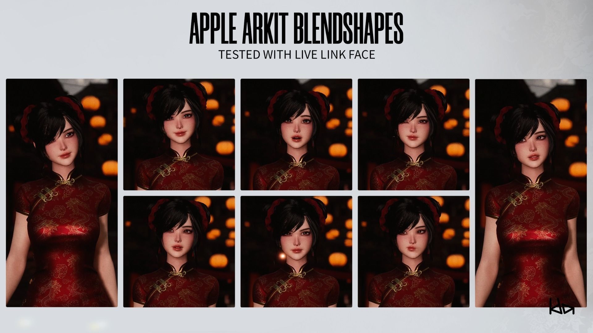 3D model Jua Lee - Girl in Cheongsam Qipao Dress - Game Ready VR / AR ...