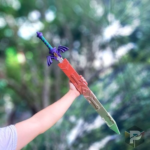 MASTER SWORD LINK AND COVER 3D model 3D printable | CGTrader