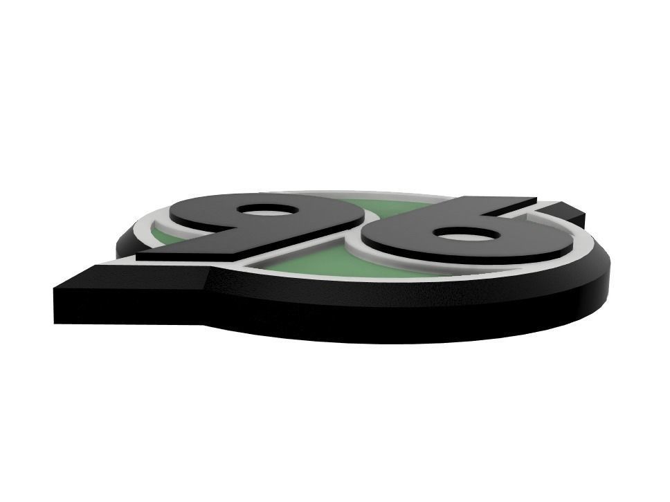 Hannover 96 Wall Sign 3D model 3D printable | CGTrader