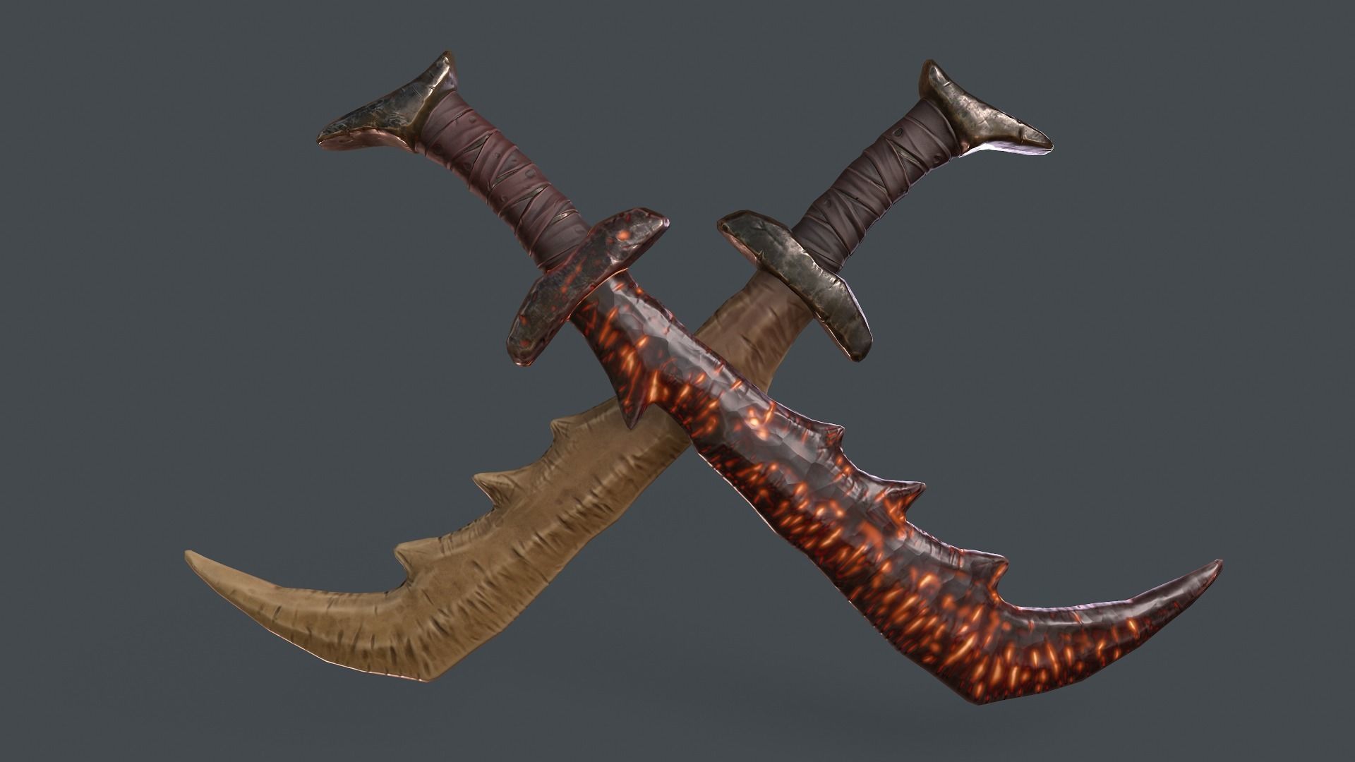 3D model Orc Goblin Deamon stylized sword VR / AR / low-poly | CGTrader