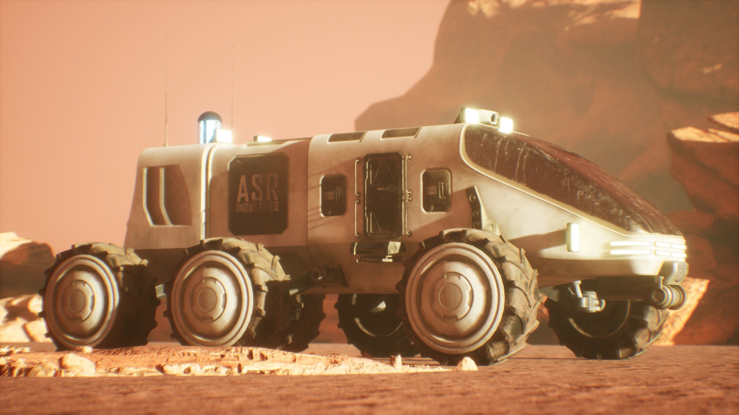 3D model Mars Rover VR / AR / low-poly | CGTrader